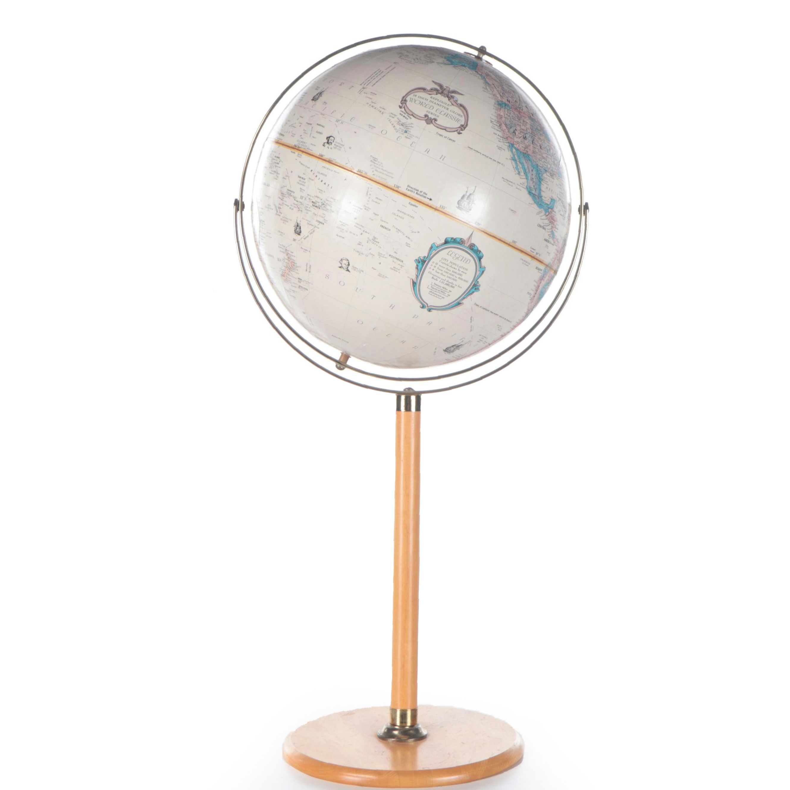 Replogle 16 Standing World Globe Everything But The House