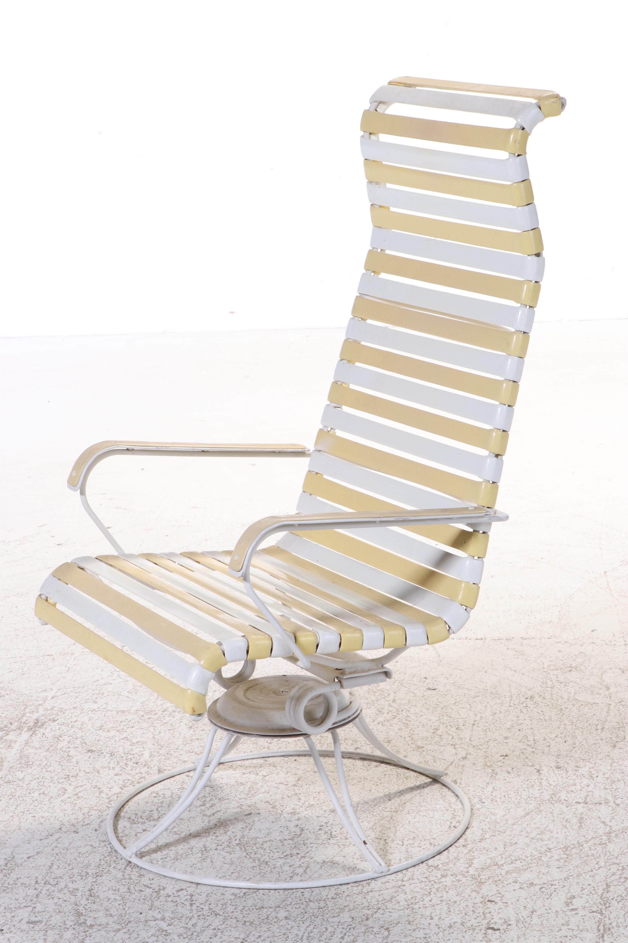 Set of Three Homecrest Swivel and Rocking Patio Chairs, Mid-Late 20th ...