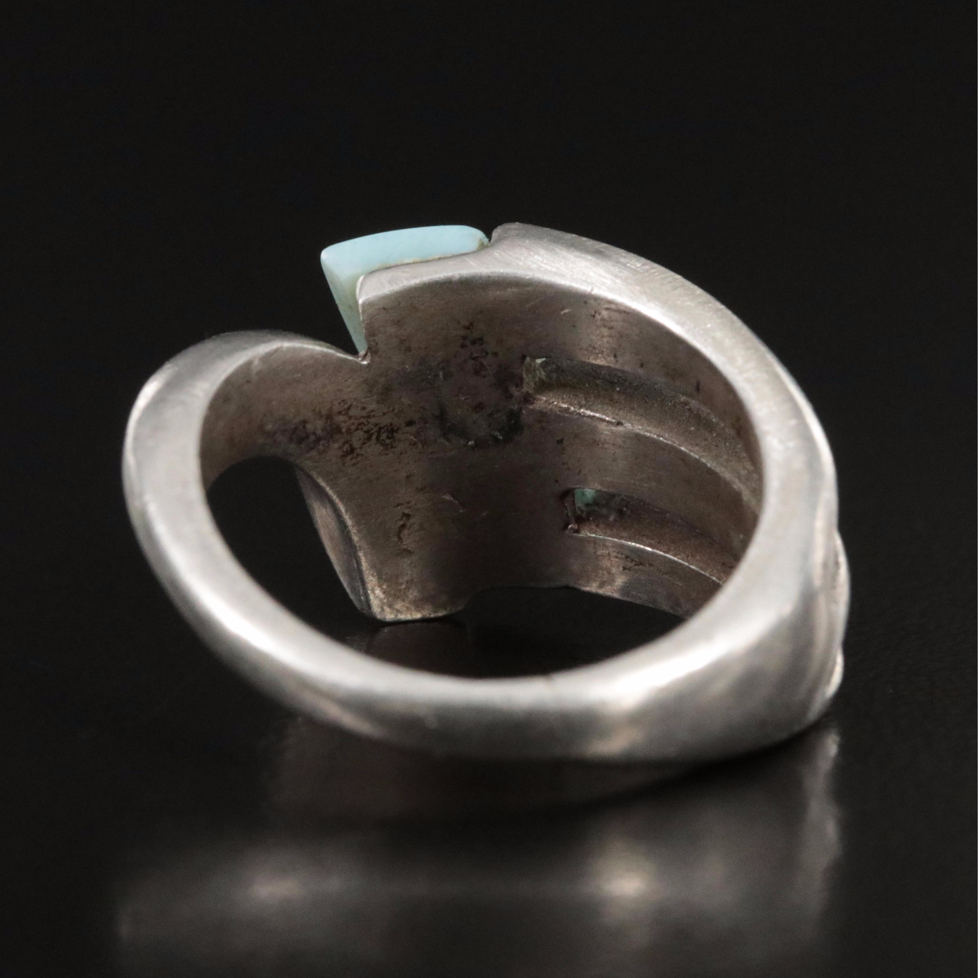 Sterling Larimar Ring | Everything But The House