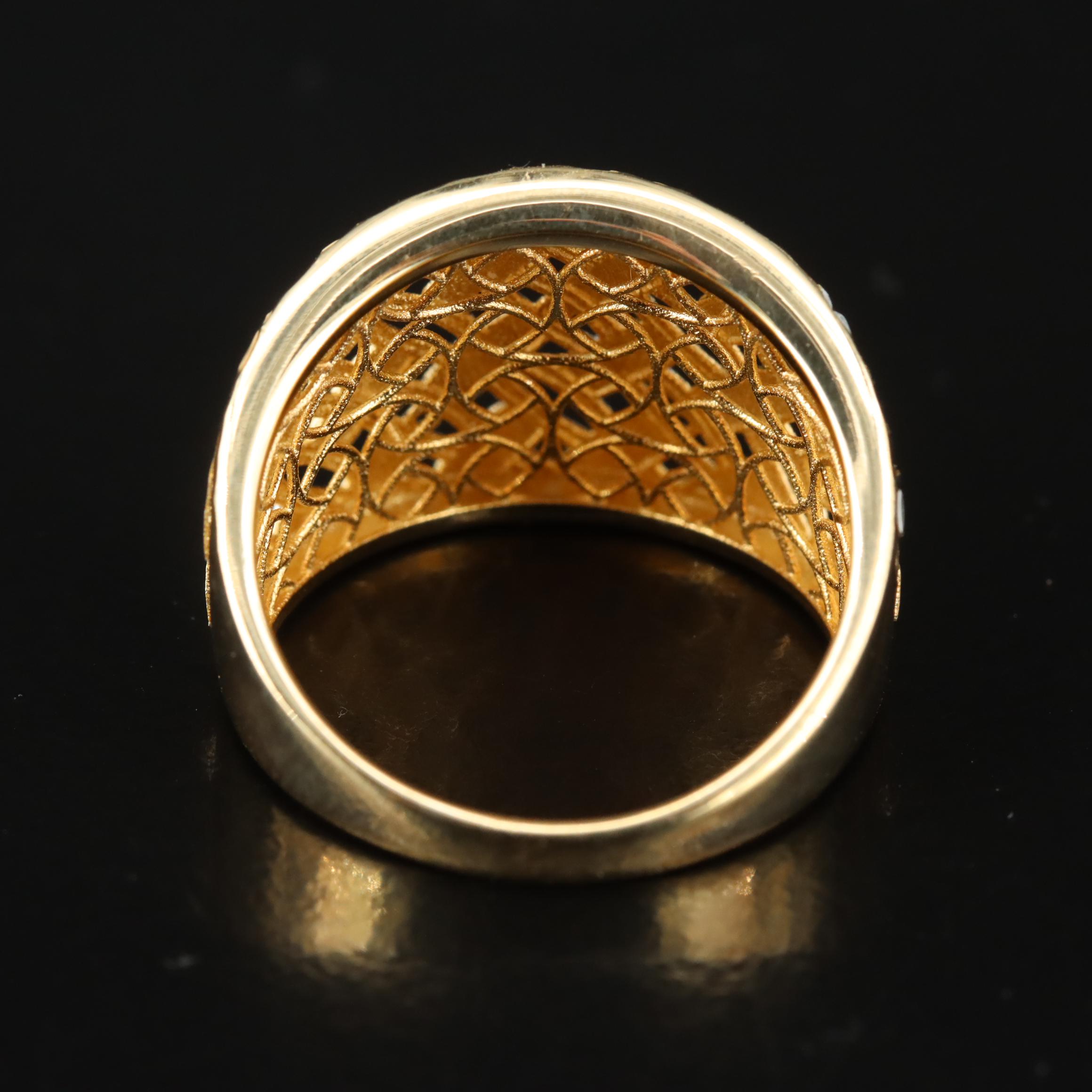 14K Basket Weave Ring | Everything But The House