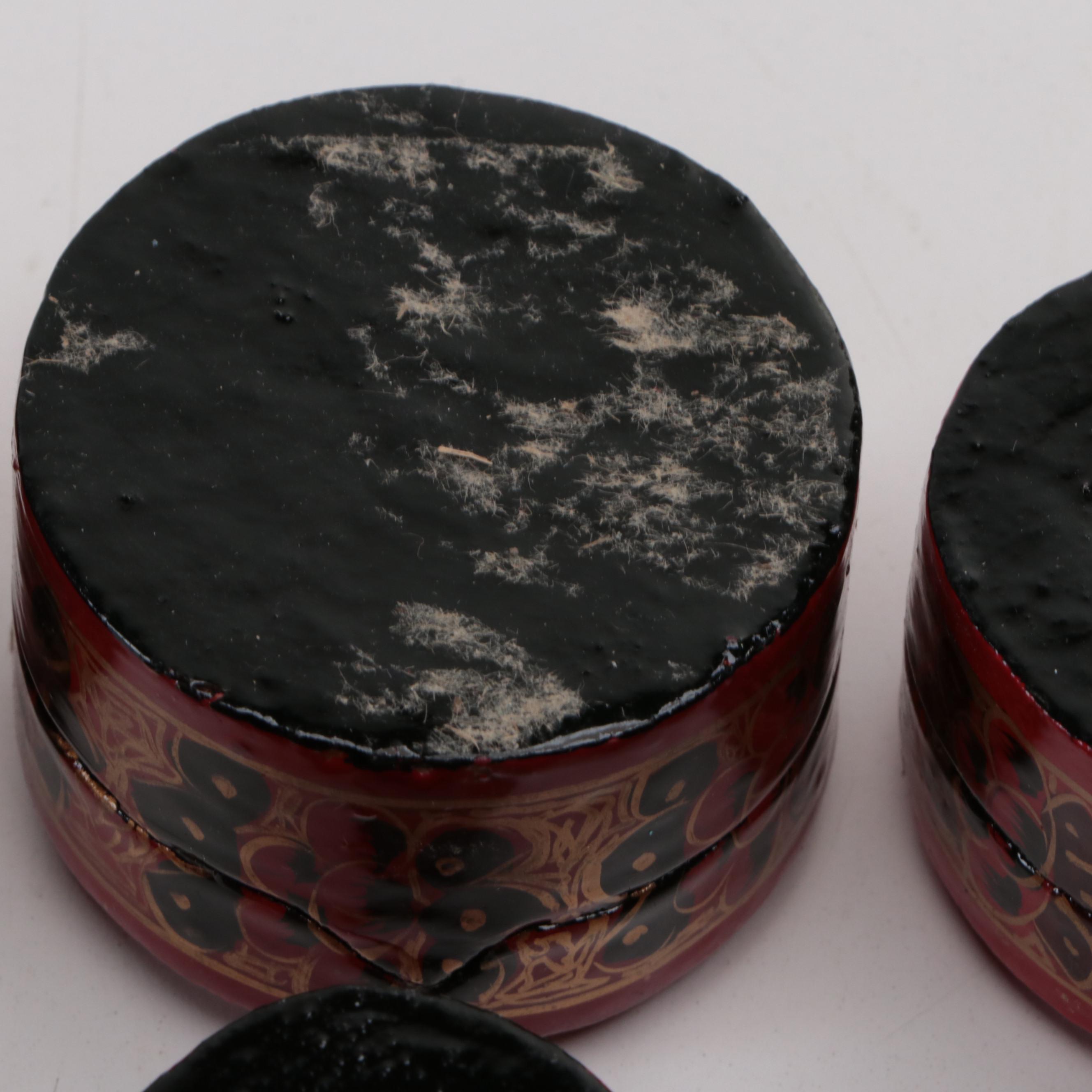 Indian Folk Art Hand-Painted Kashmiri Papier-Mâché Boxes | Everything ...