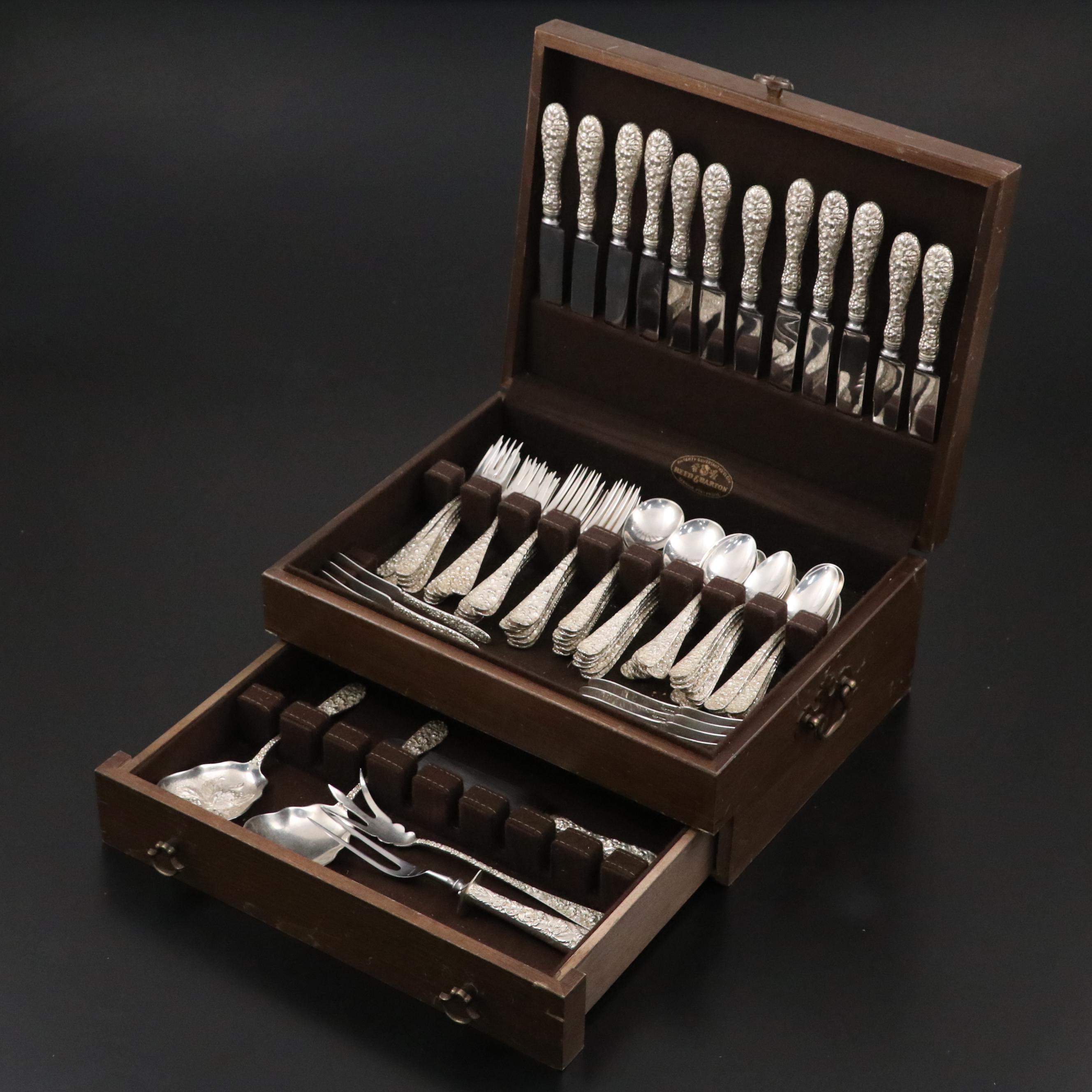 Steiff "Repousse" Sterling Silver with Other Flatware | EBTH