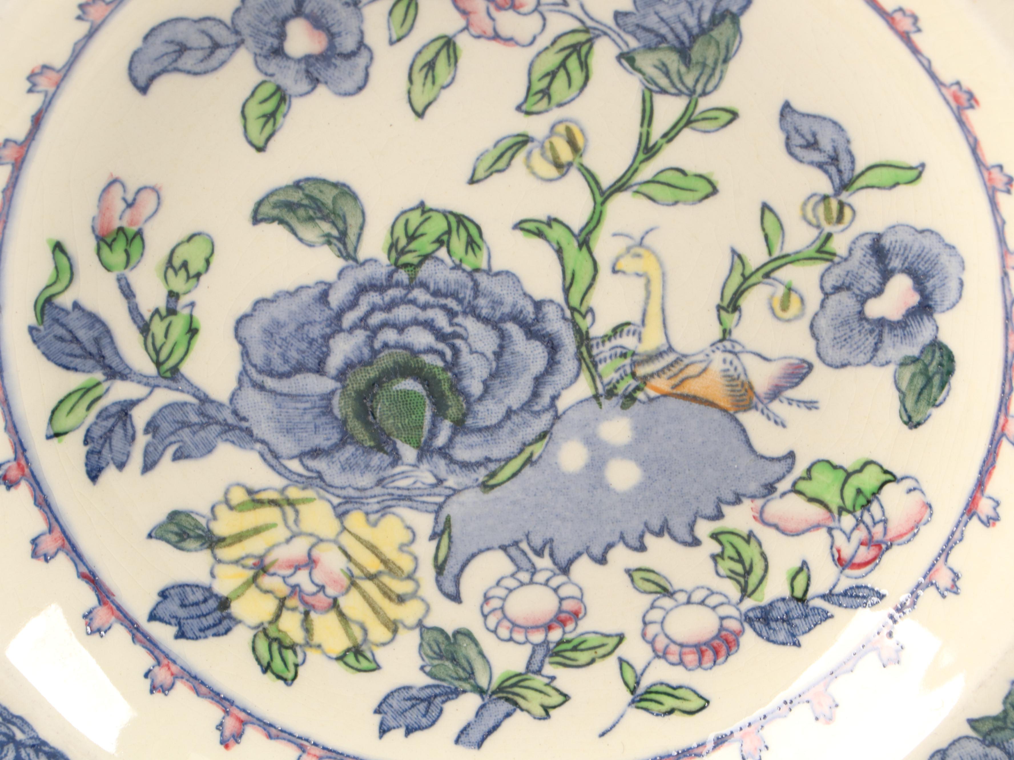 Masons "Regency Plantation Colonial" Ironstone Plates and Bowls ...