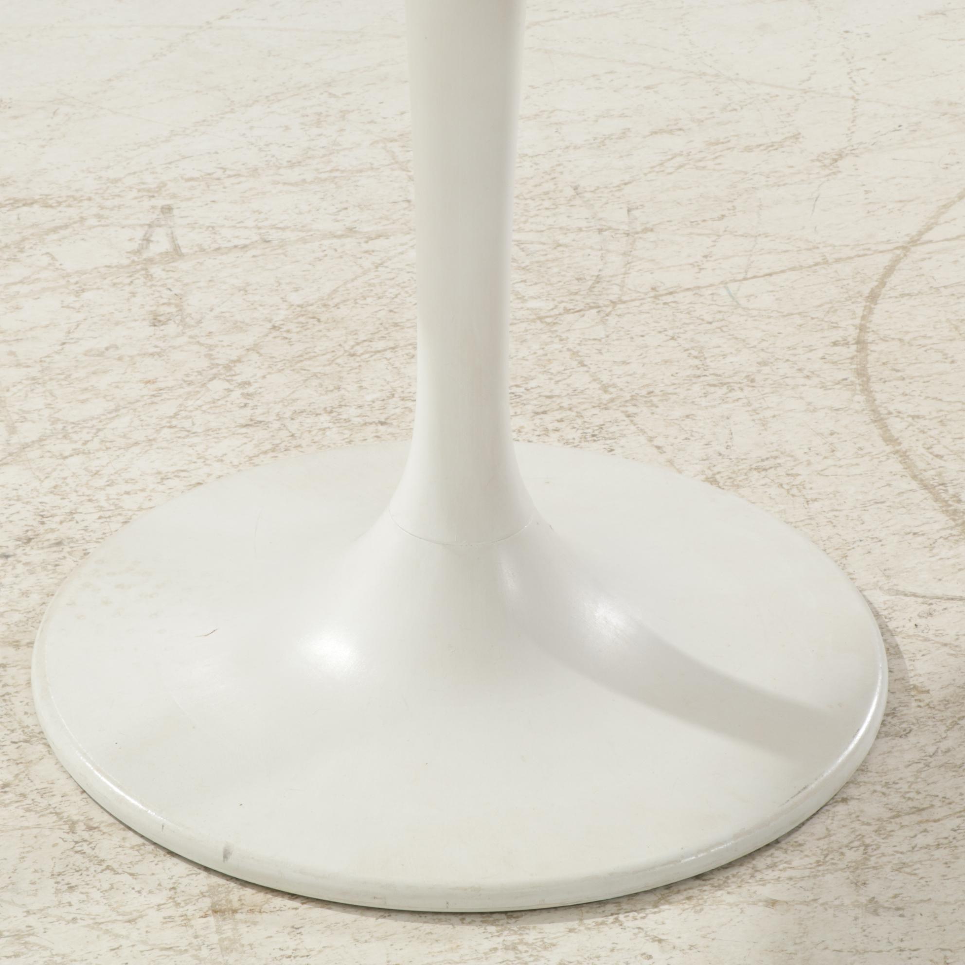 IKEA DOCKSTA Modernist Tulip Style Bistro Table with Woodgrain Laminate ...