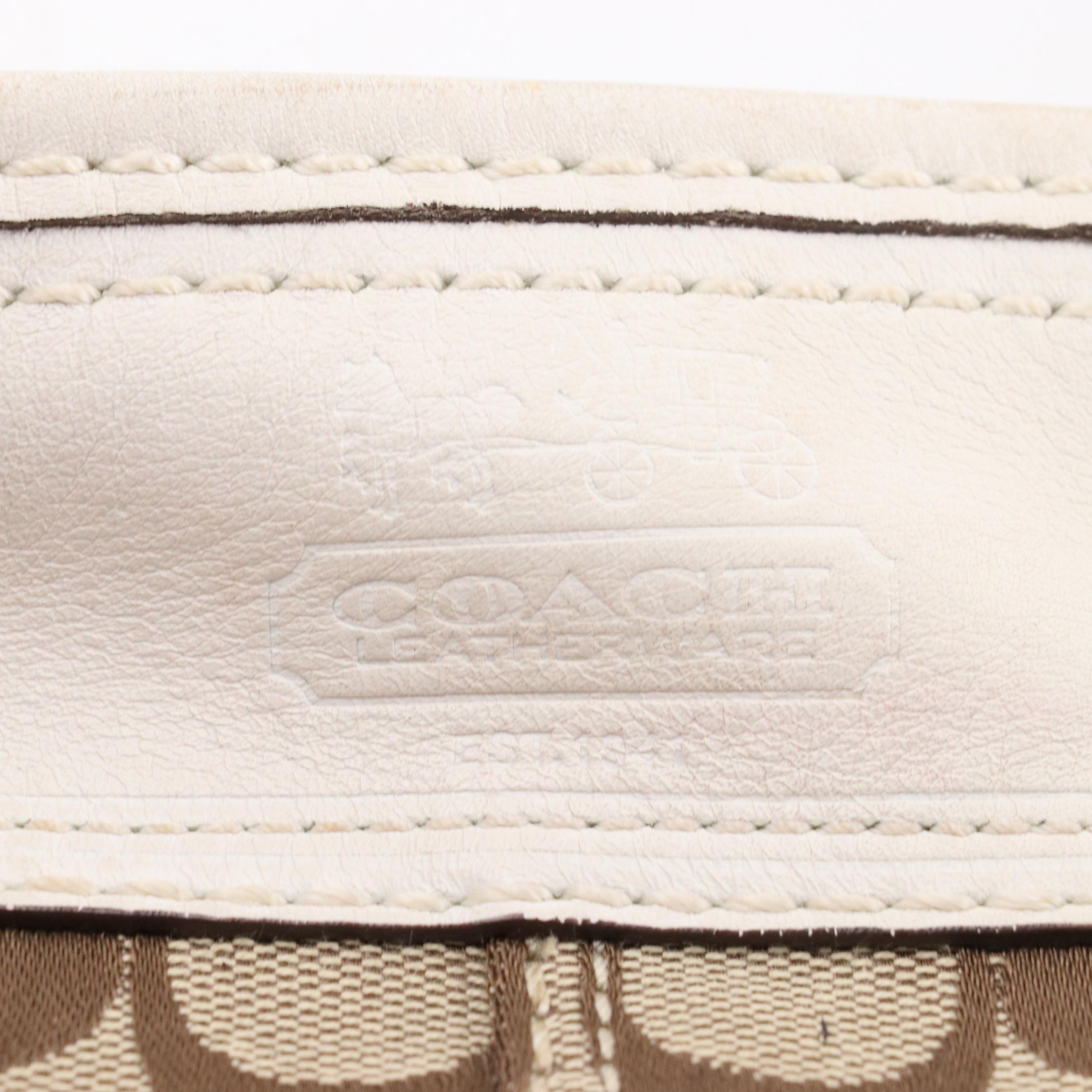 Coach Grey Poppy Mini C Canvas Oxford Satchel, Beige C Canvas Hobo ...