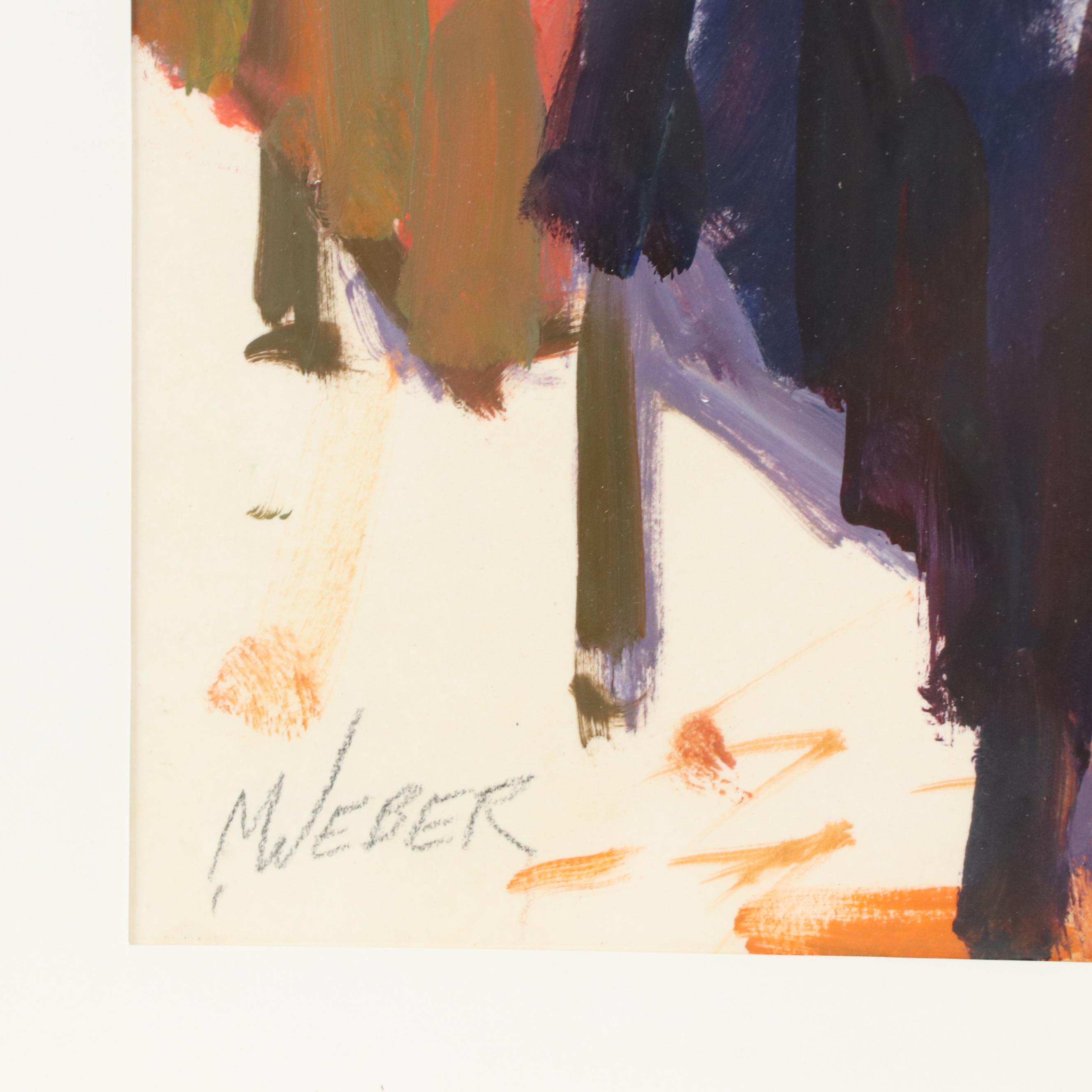 Martha Weber Abstract Mixed Media Painting | Everything But The House