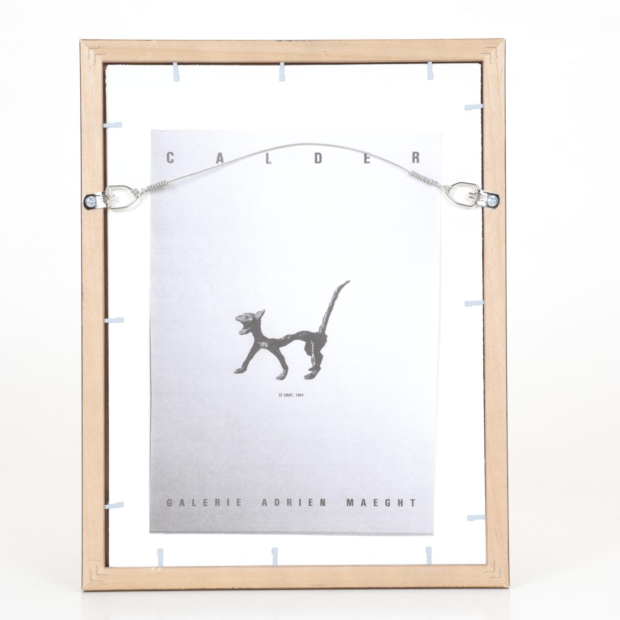 Halftone After Alexander Calder "Le chat" for Galerie Adrien Maeght, 1987 | Everything But The House