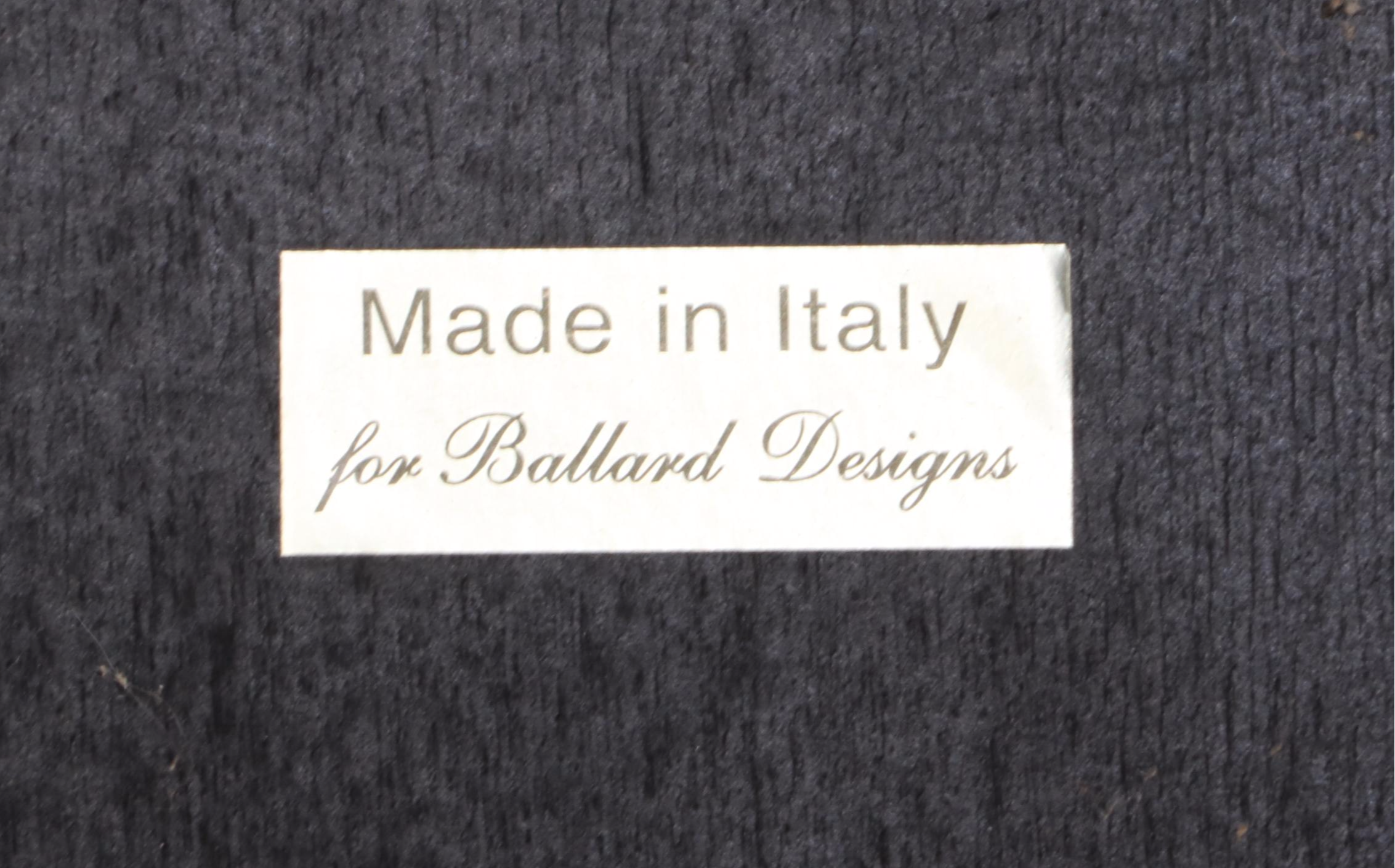 Italian Wooden Display Cabinet in Black by Ballard Designs | EBTH