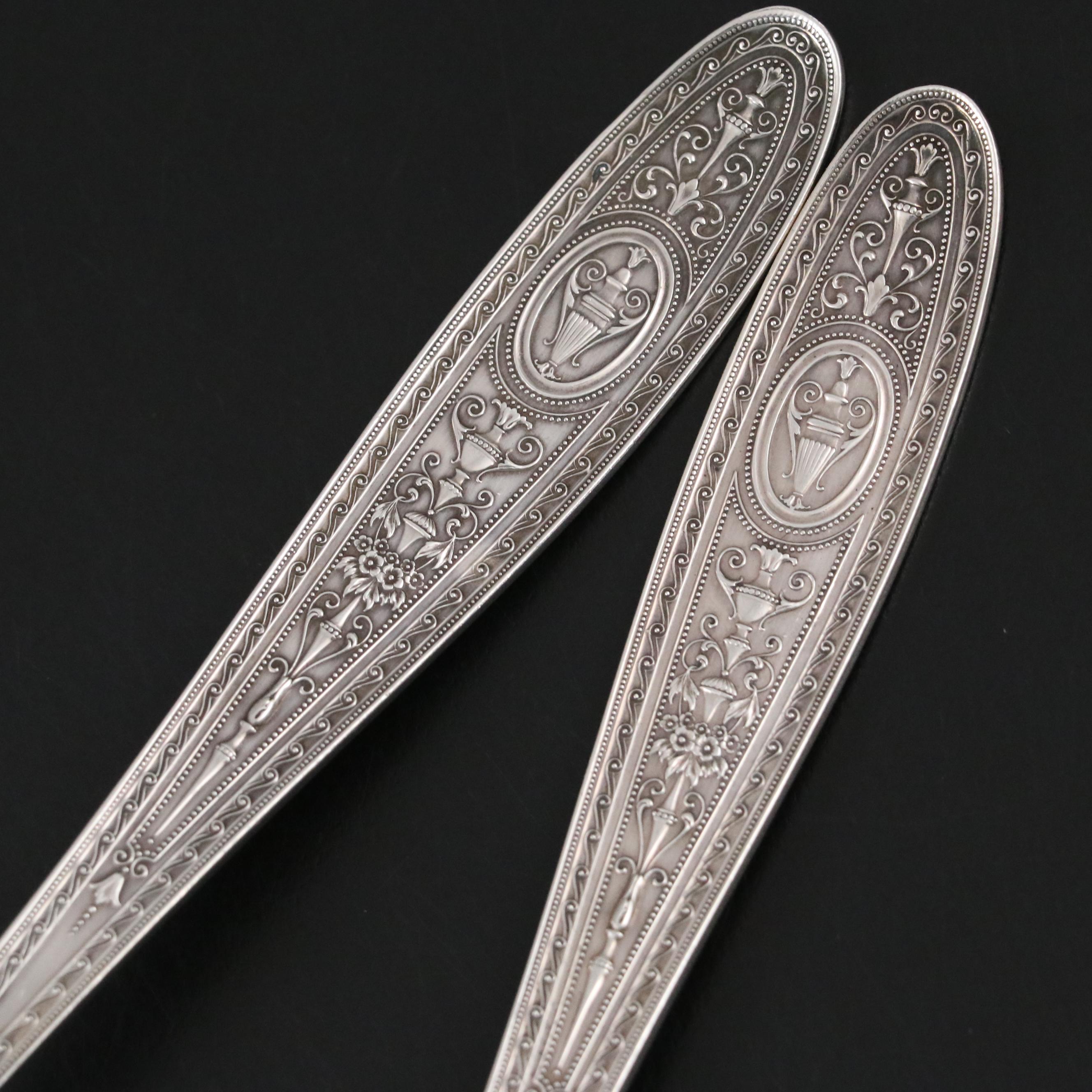 International Silver Co. "Wedgwood" Sterling Silver Servers ...