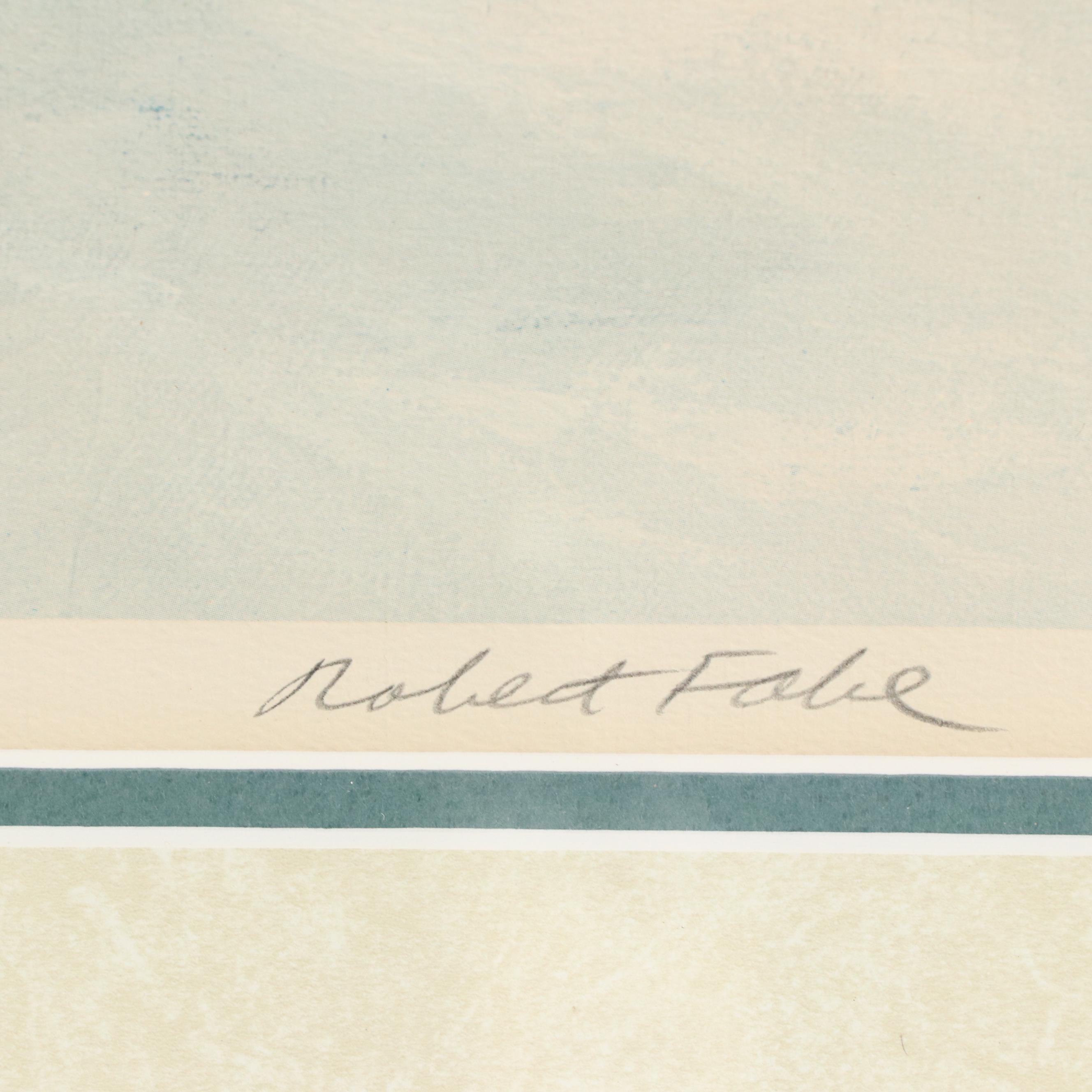 Robert Fabe Offset Lithograph "Low Tide," Circa 1970 | Everything But ...