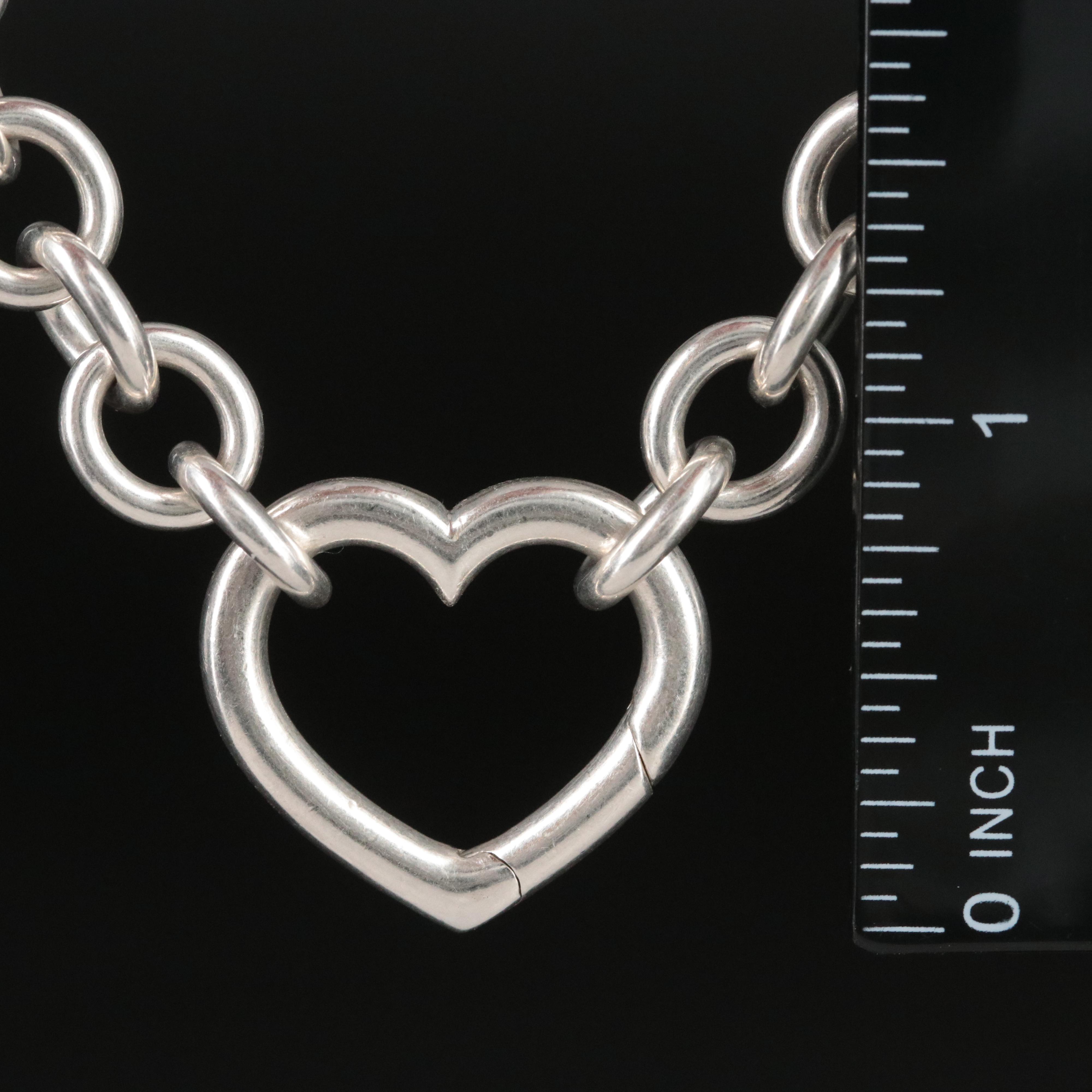 Tiffany & Co. Sterling Heart Clasp Necklace | EBTH