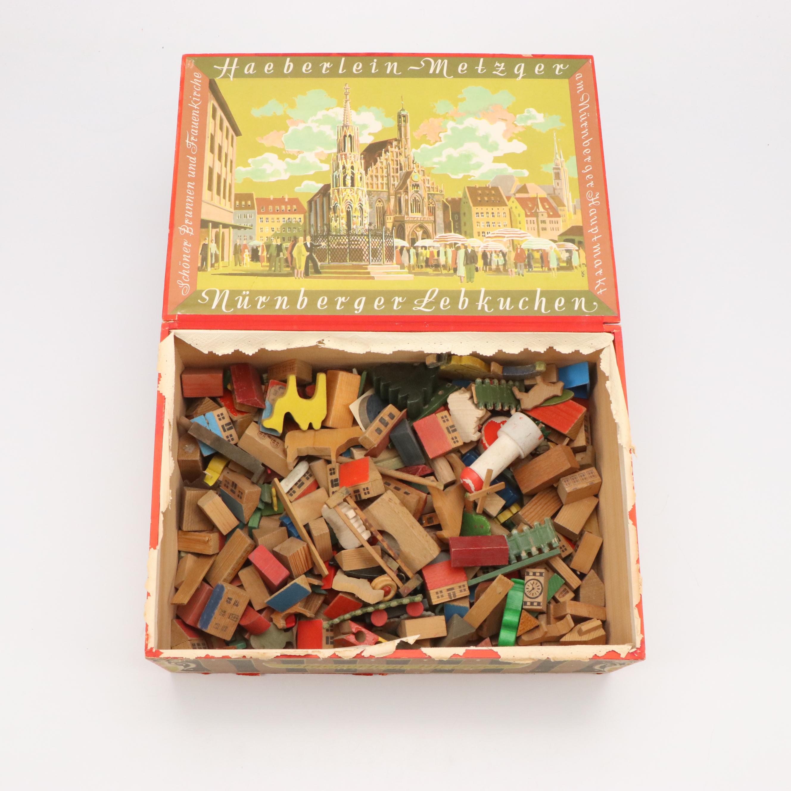 Handcrafted Wooden Toy Blocks with Haeberlein Metzger Box | Everything ...
