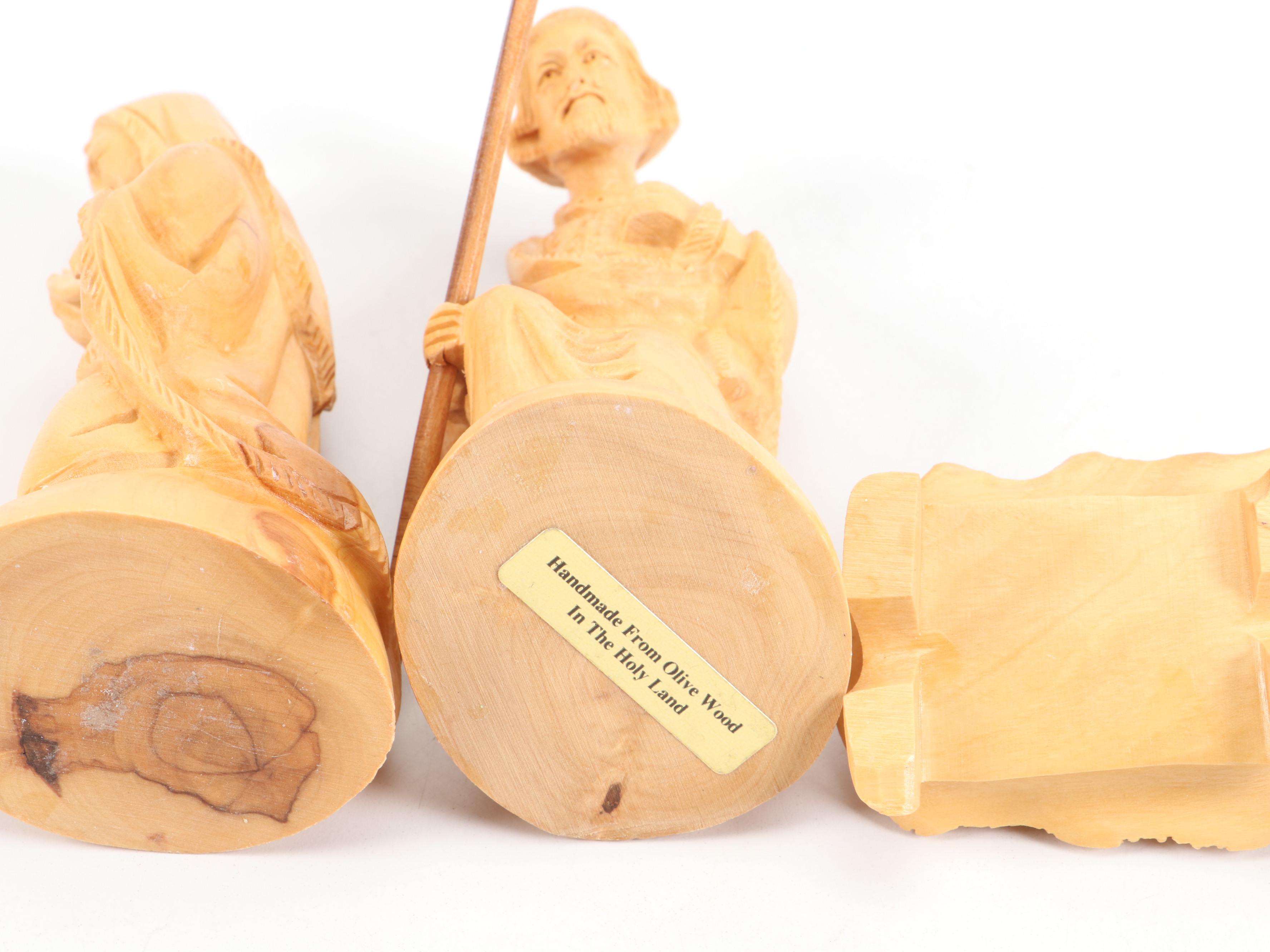 Puerto Rican and Other Carved Wood Nativity Figurines | EBTH