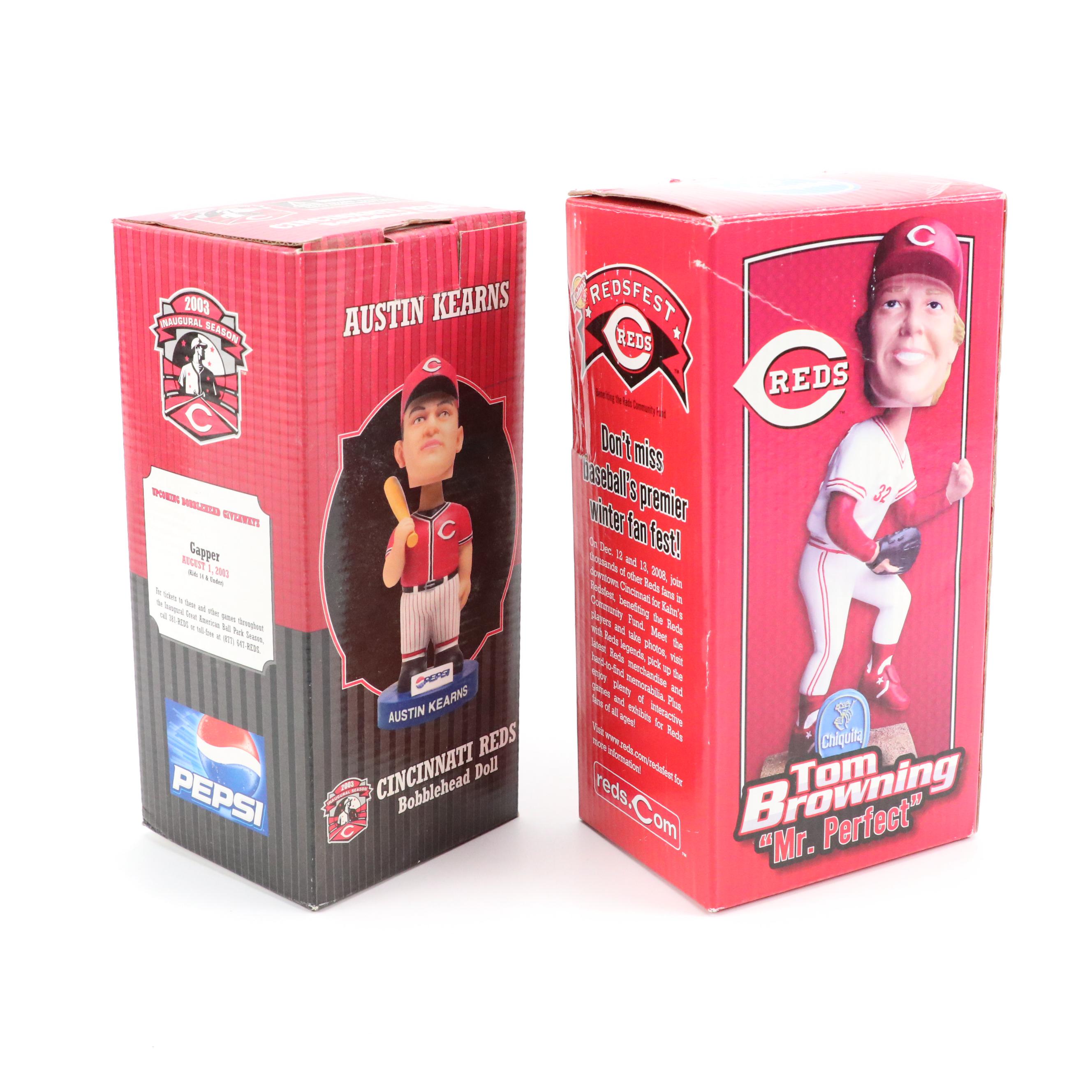 Cincinnati Reds Bobbleheads and Replica Statues Featuring Pete Rose and ...
