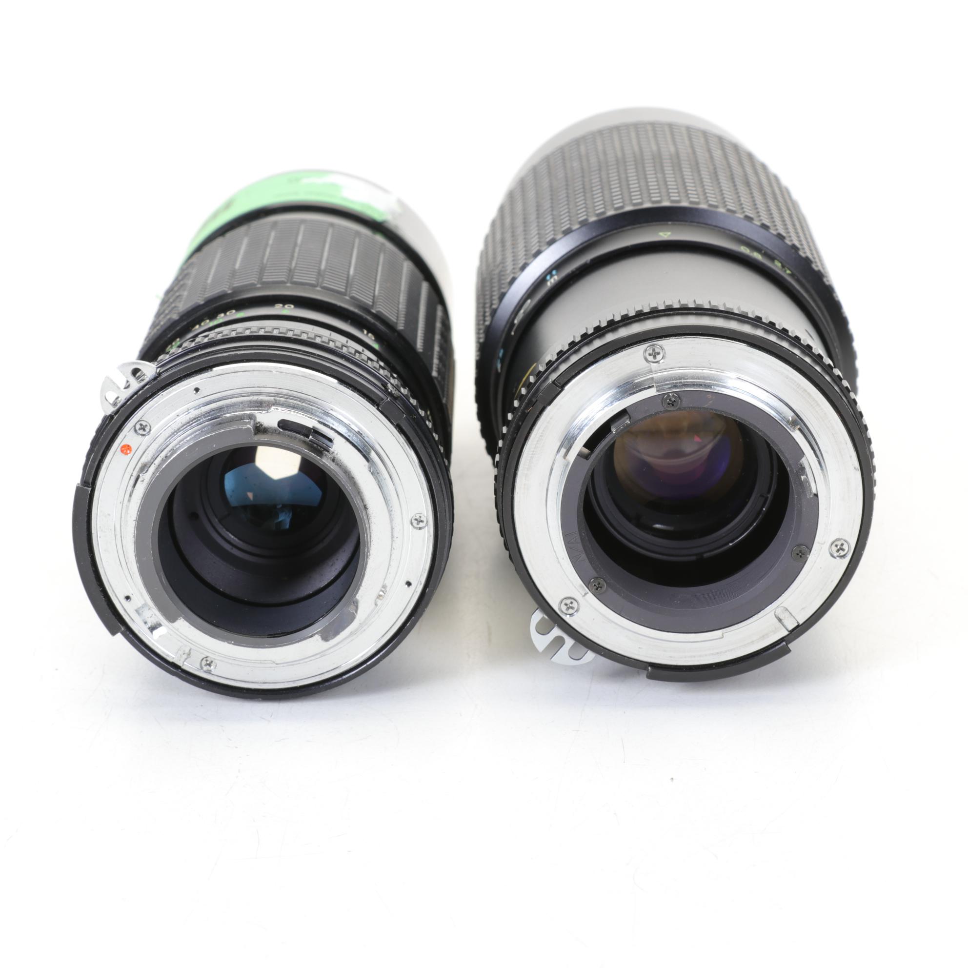 Nikon SLR Bodies with Battery Grips and Lenses | EBTH