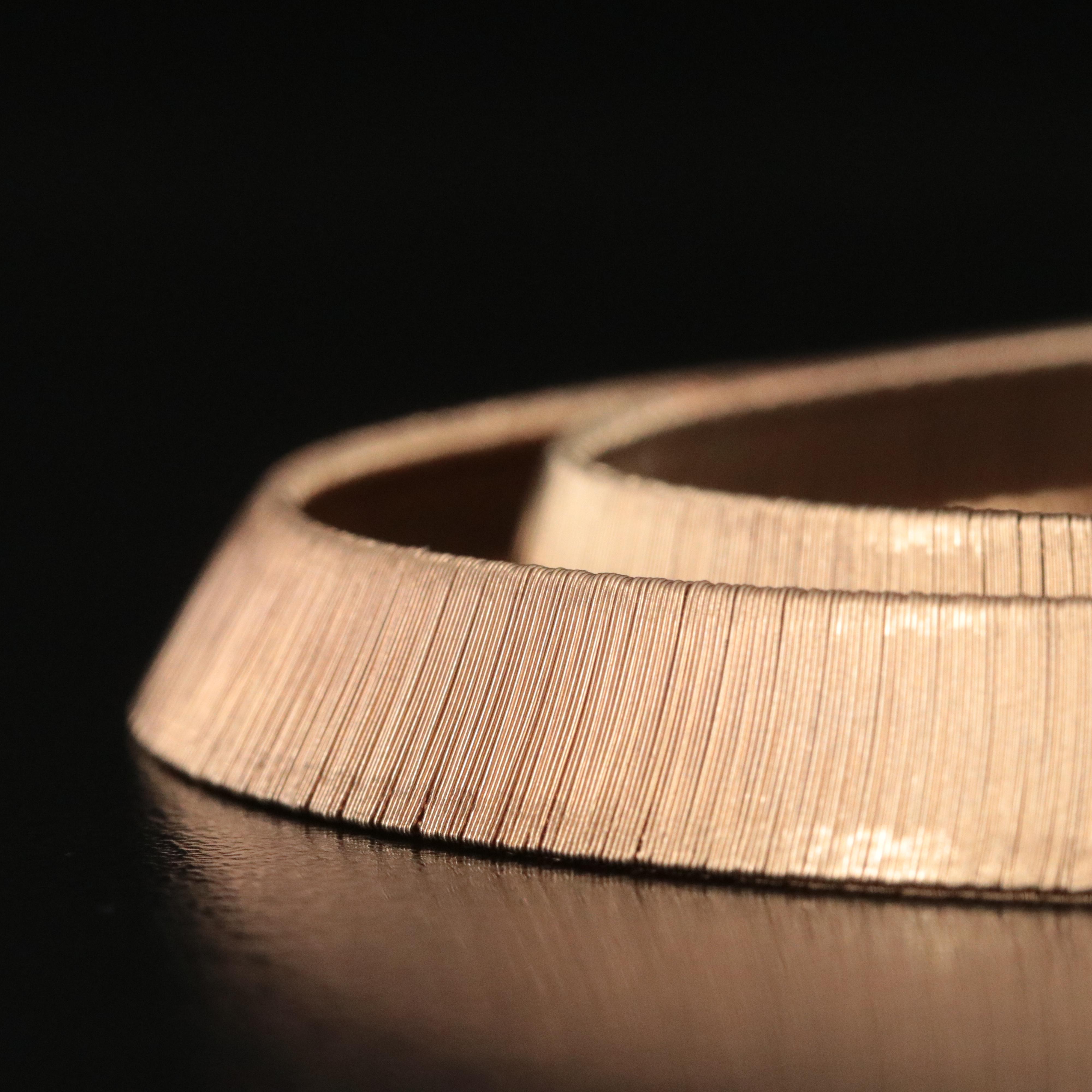 Italian 14K Wrapped Wire Choker Necklace | EBTH