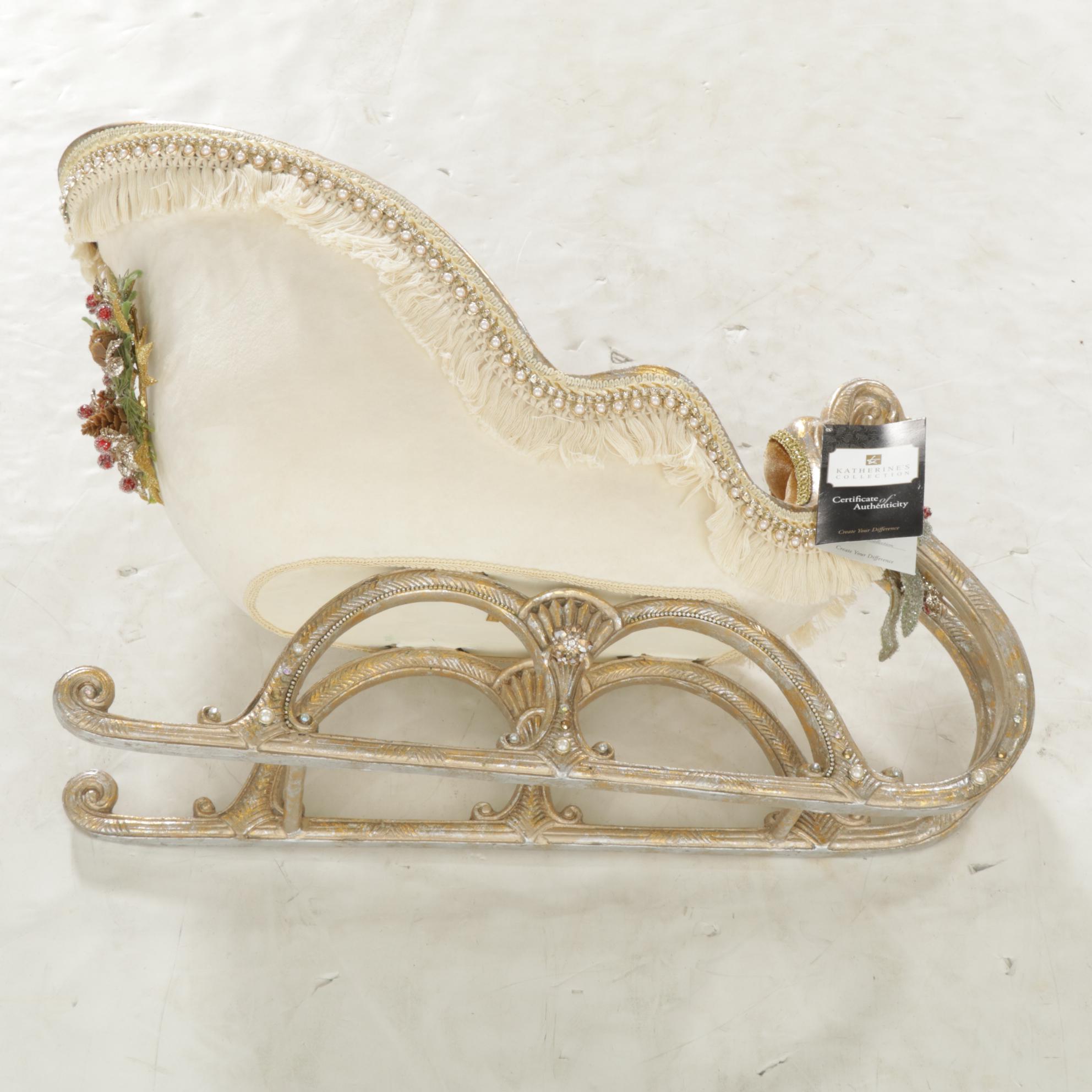 Katherine's Collections "Comfort and Joy Sleigh" | EBTH