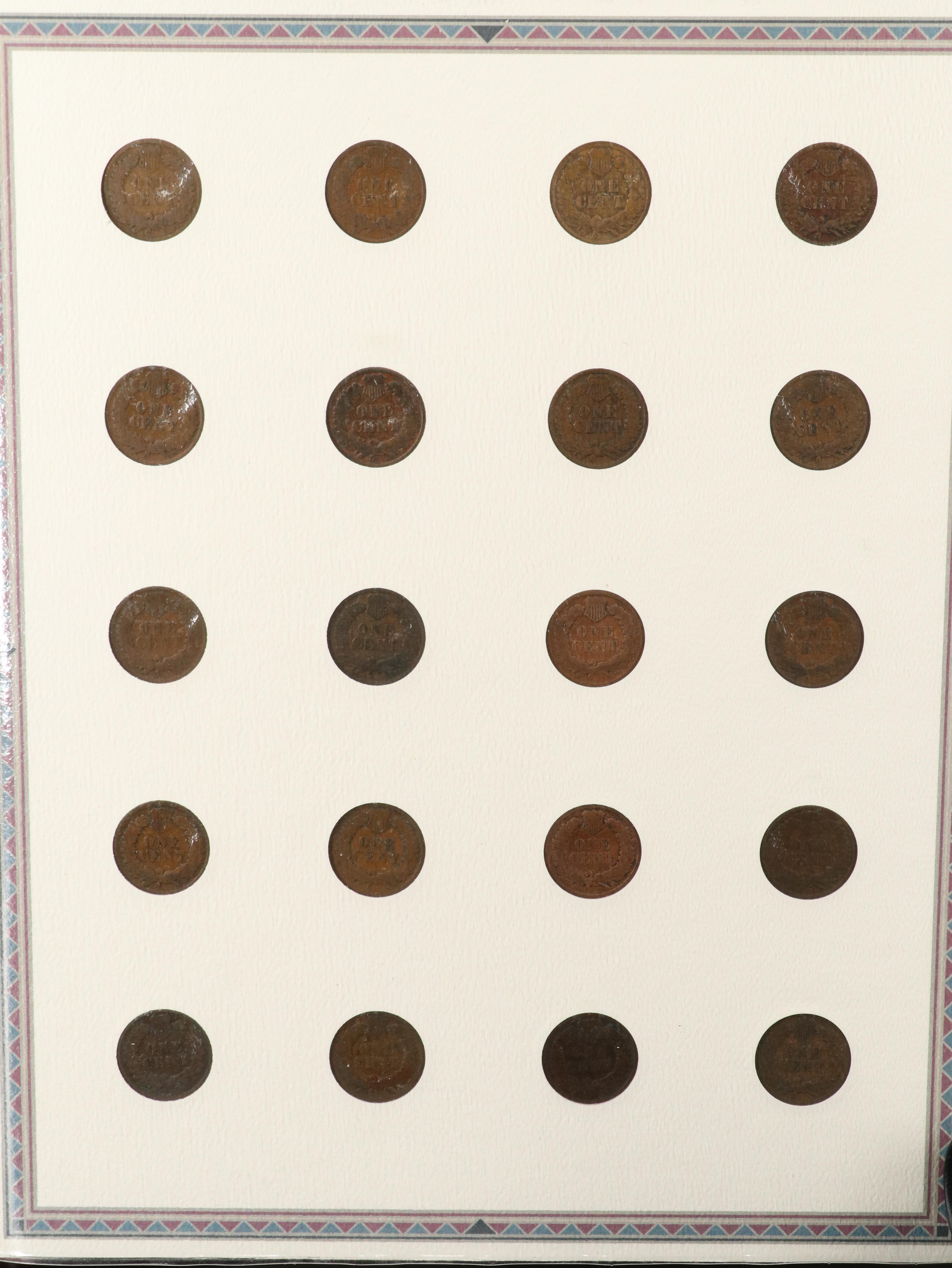 Indian Cent Collection, Including 20 Coins | EBTH