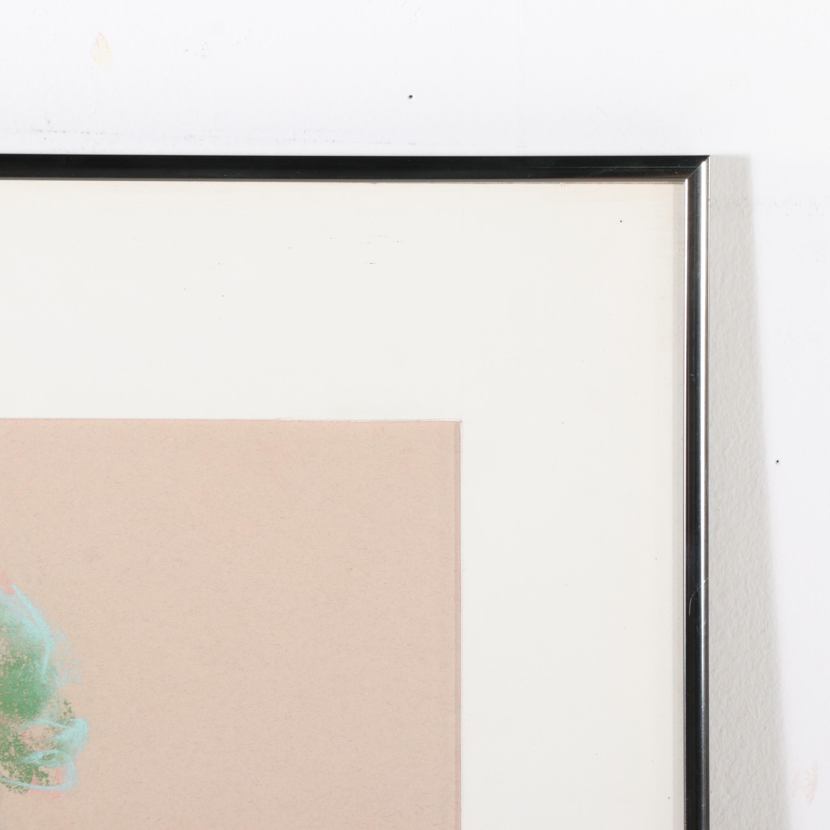 Ann Kinsella Portrait Chalk Pastel Drawing "Minstrel" | Everything But ...