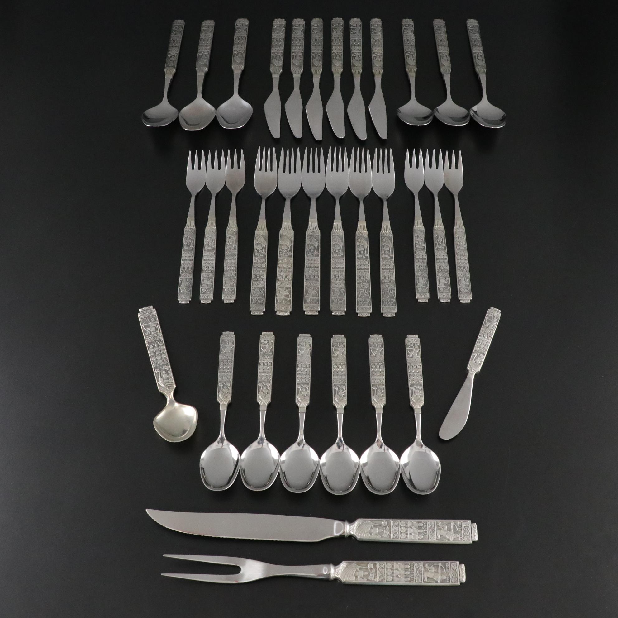 Konge Tinn Norwegian Pewter Flatware, 21st Century | EBTH