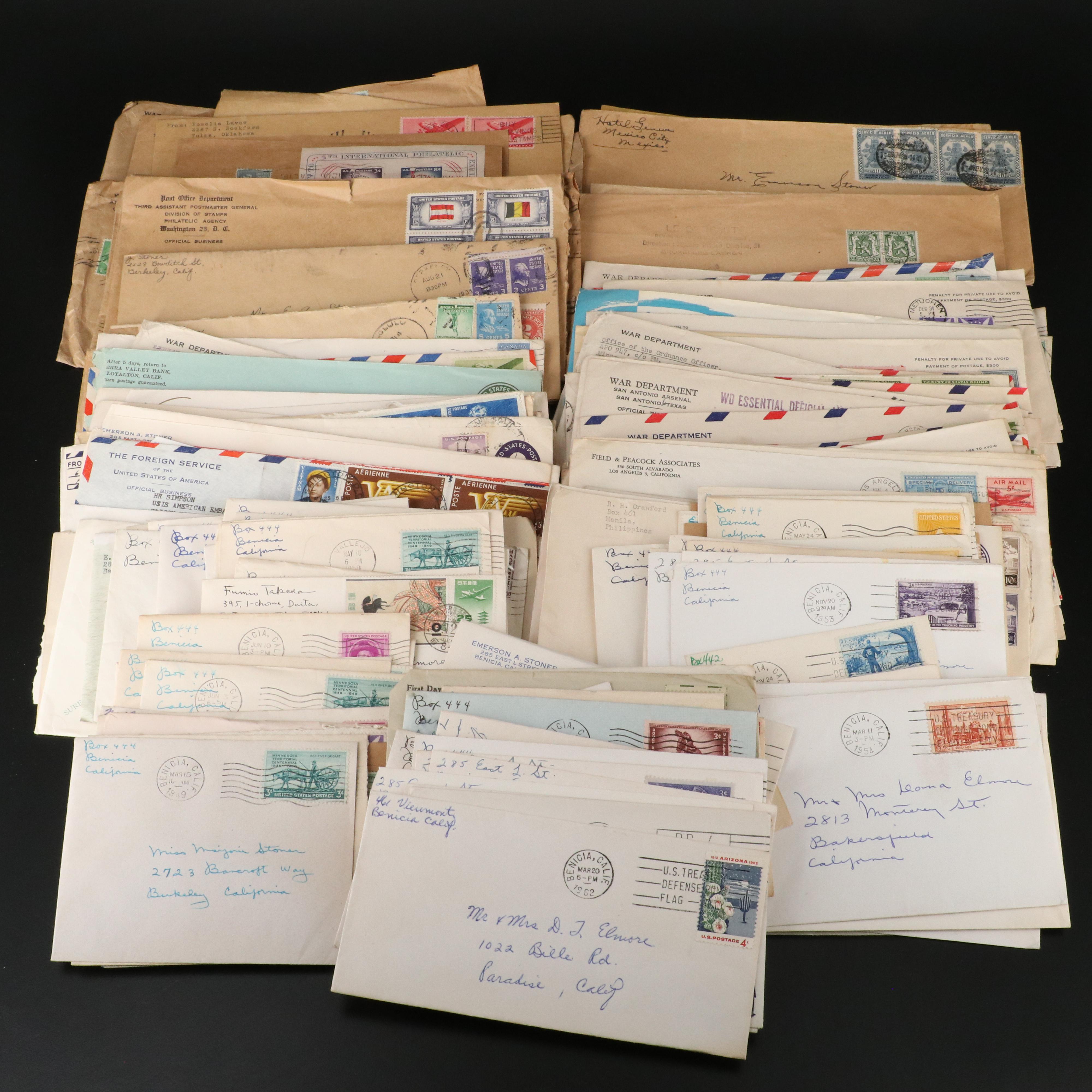 Over 200 U.S. Postal Covers, 1940s to 1960s | EBTH
