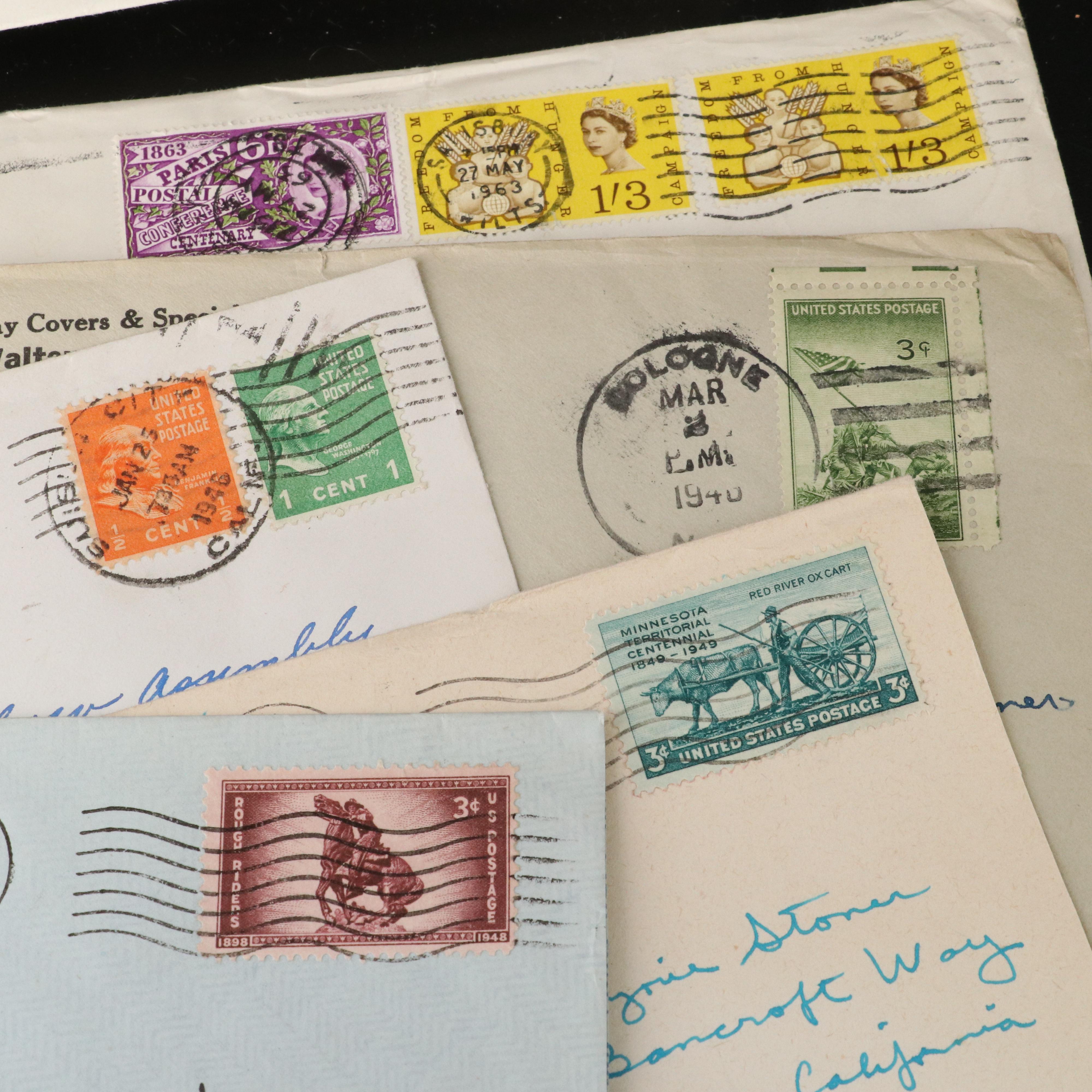 Over 200 U.S. Postal Covers, 1940s to 1960s | EBTH