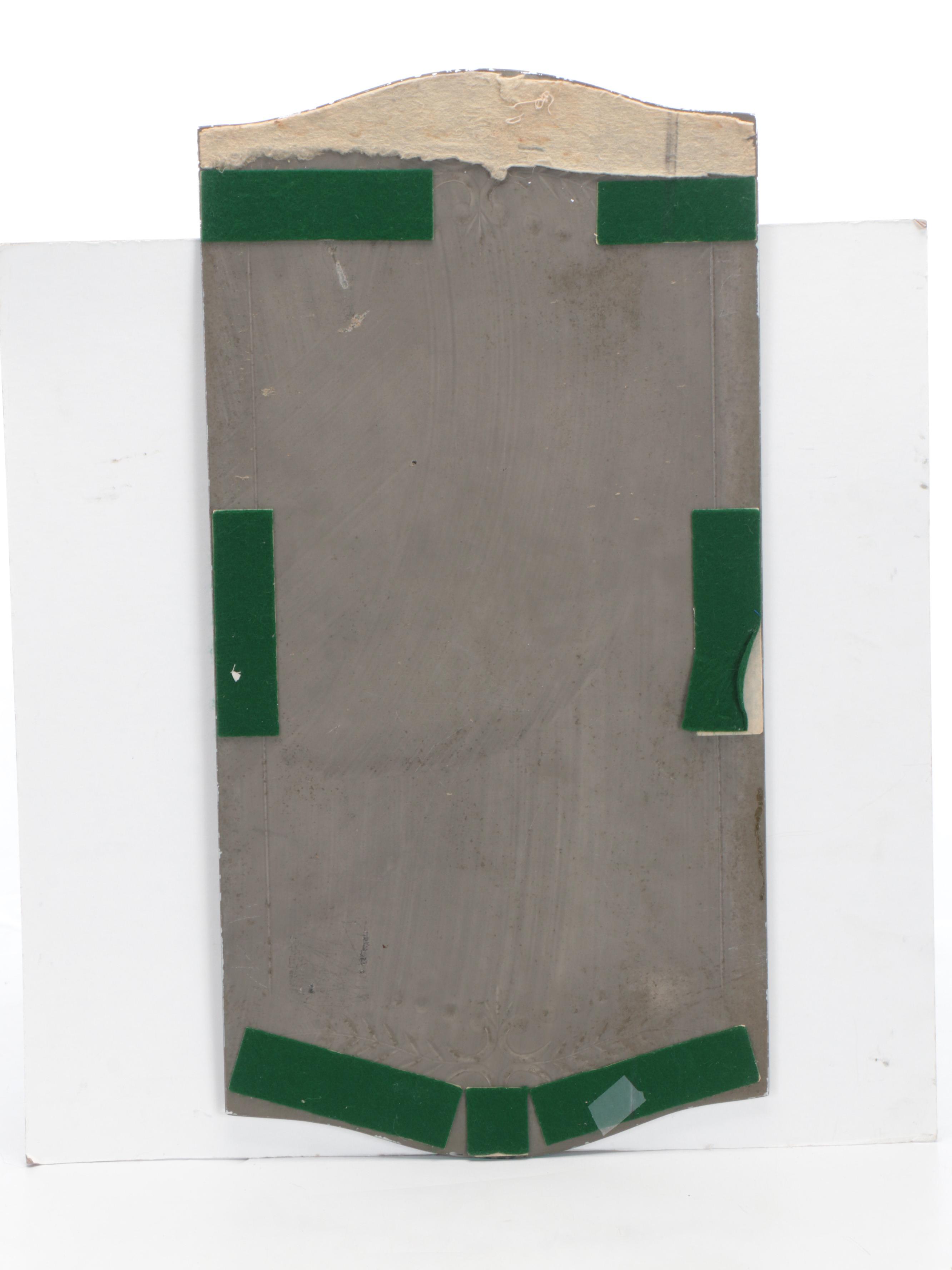 Victorian Style Wheel-Etched Glass Wall Mirror | Everything But The House