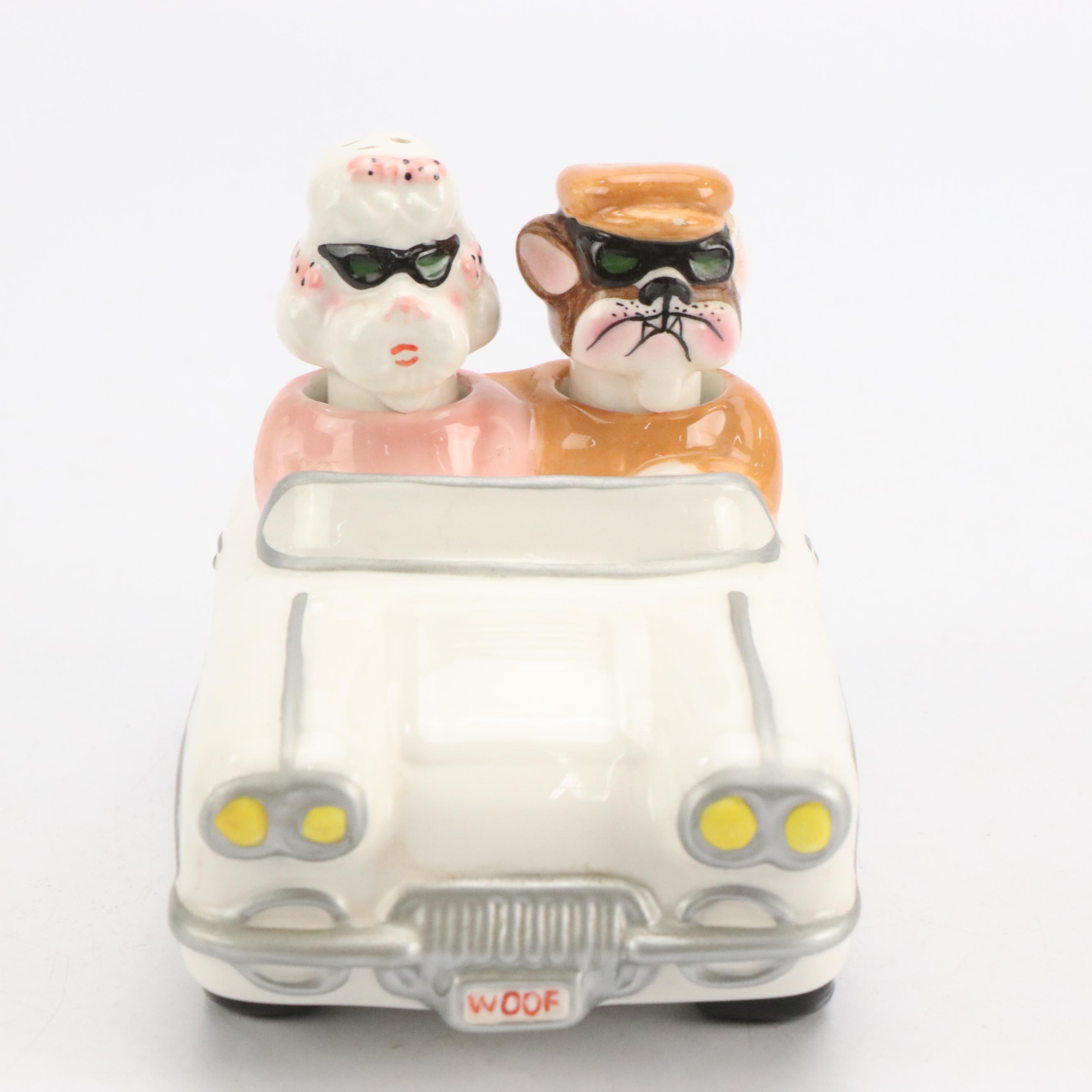 Clay Art Novelty Nodder Salt and Pepper Shakers | Everything But The House
