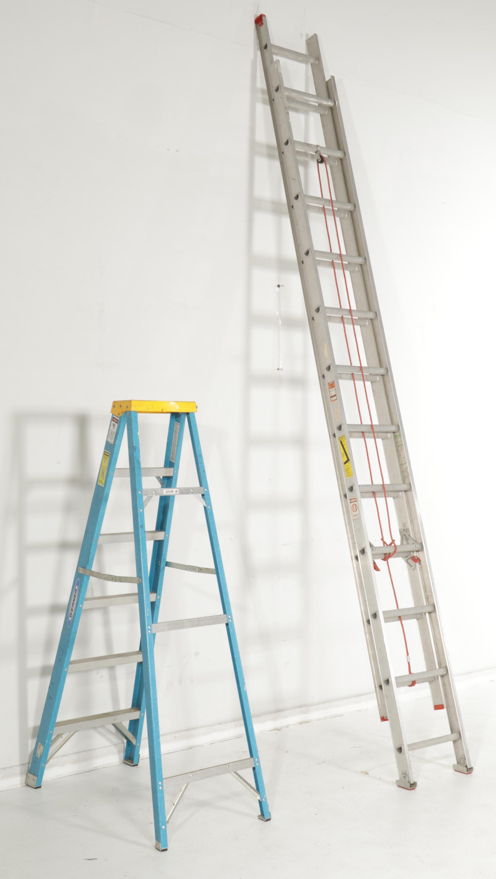 Werner Stepladder and Extension Ladder | EBTH