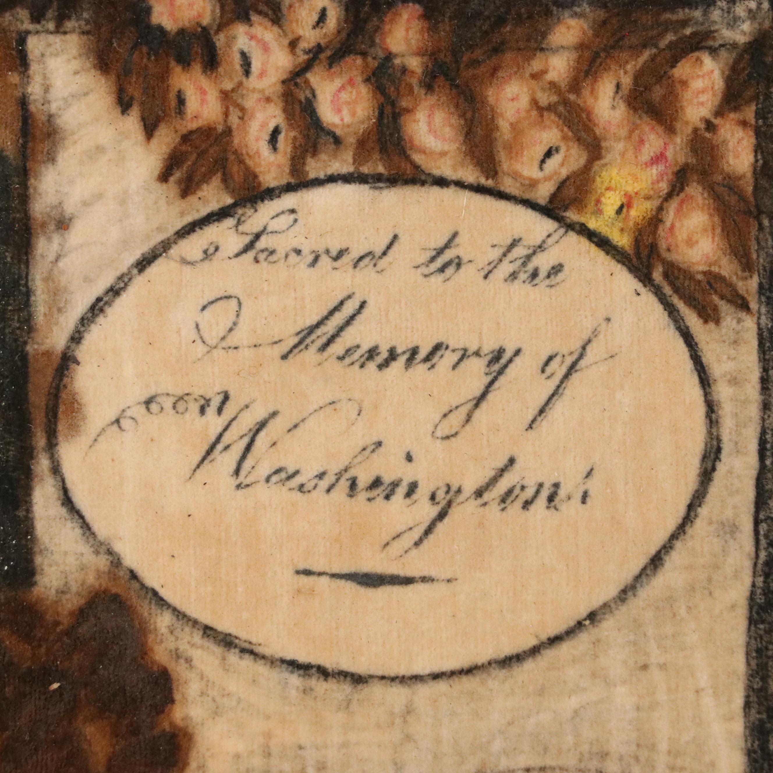 George Washington Mourning Picture, circa 1800 | EBTH