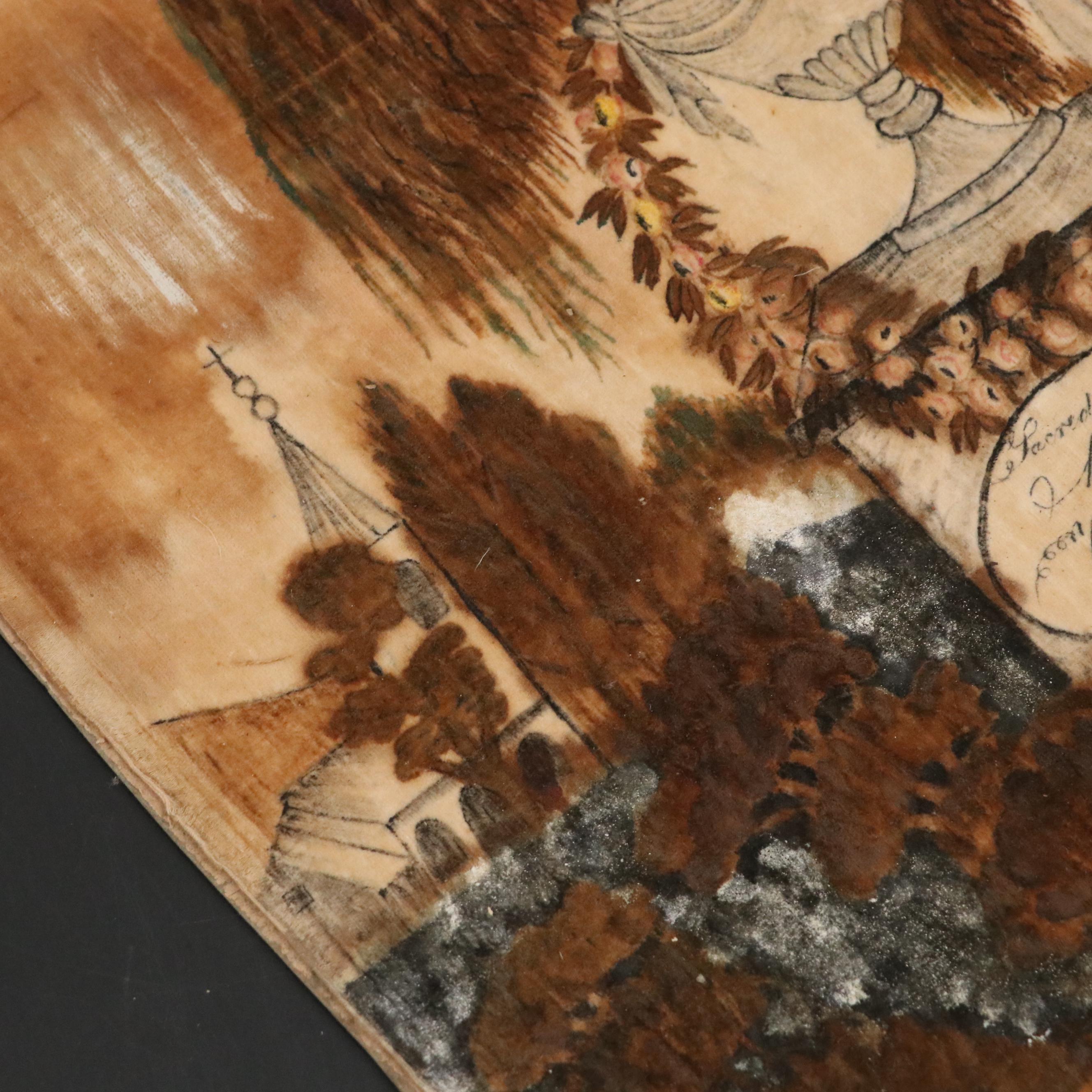 George Washington Mourning Picture, circa 1800 | EBTH