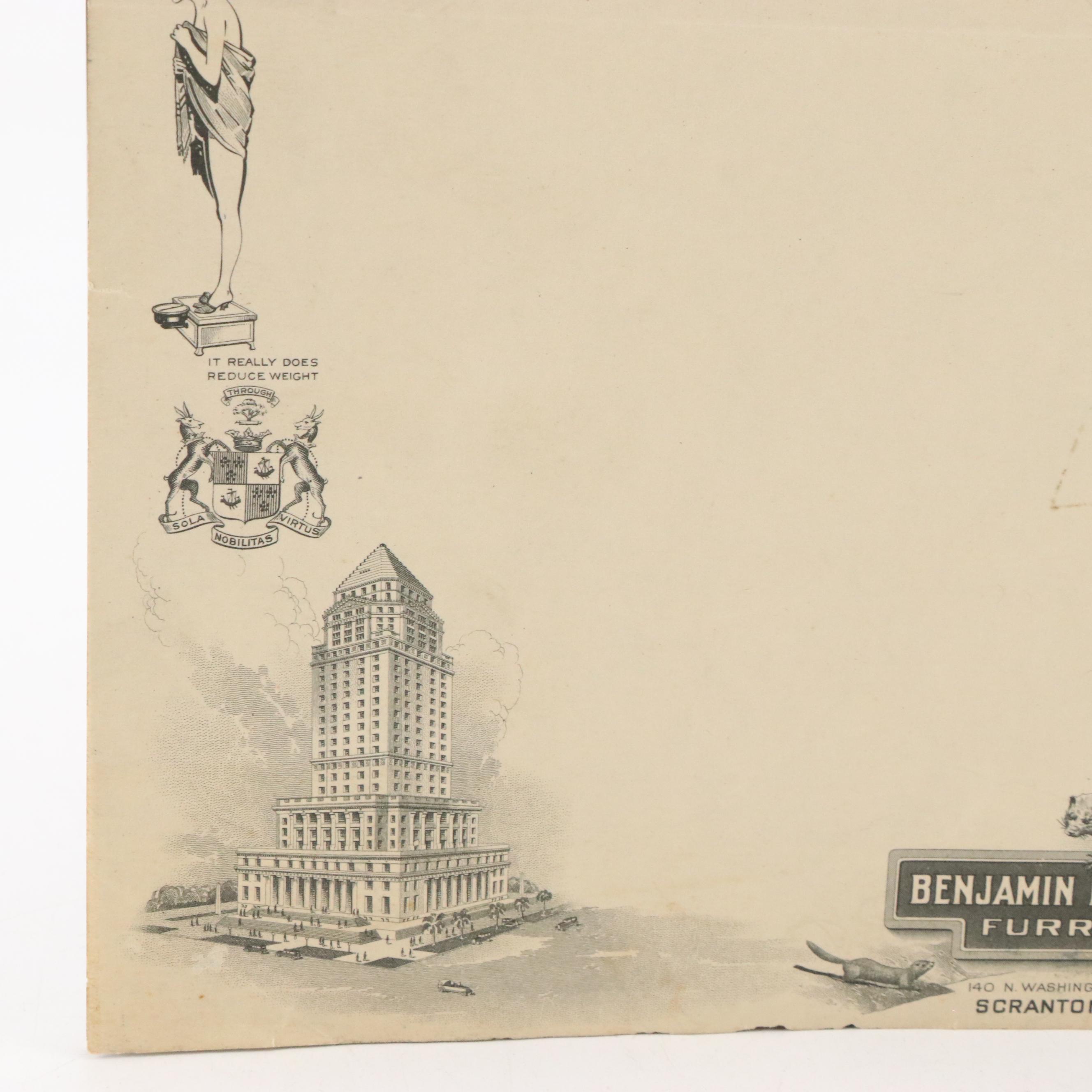 R. A. Yeater Sample Advertisement Page, Early/Mid-20th century ...