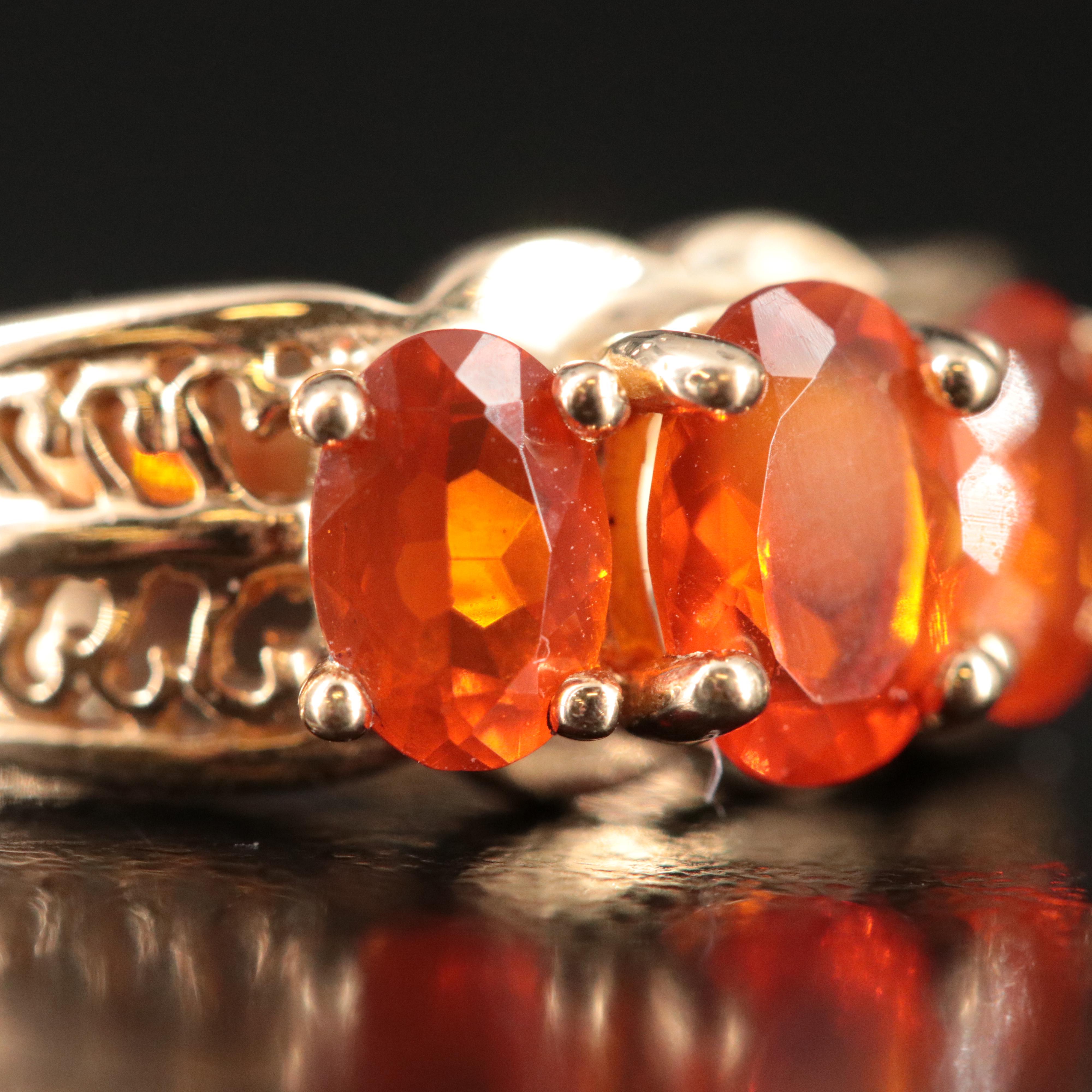 14K Fire Opal Ring | EBTH