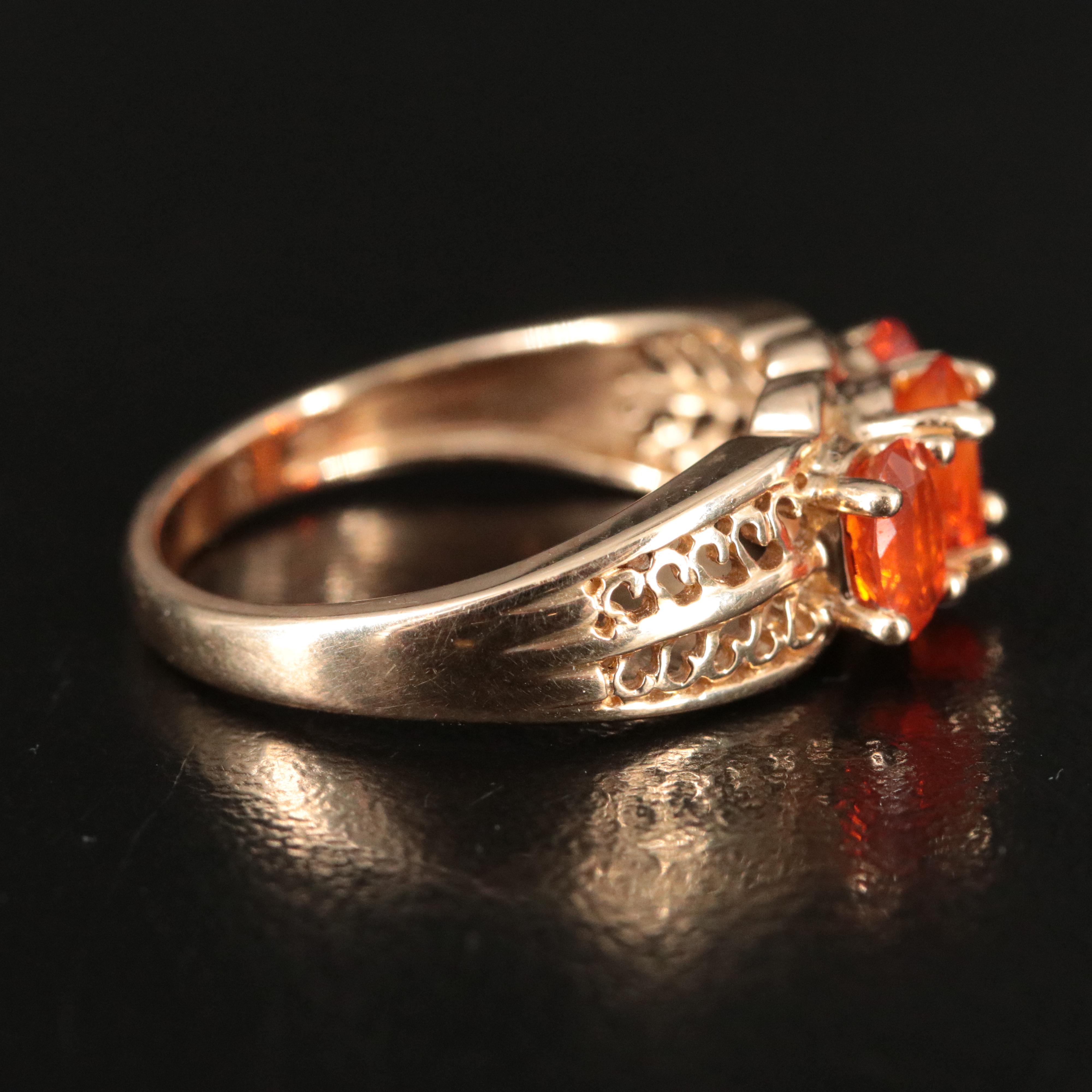 14K Fire Opal Ring | EBTH