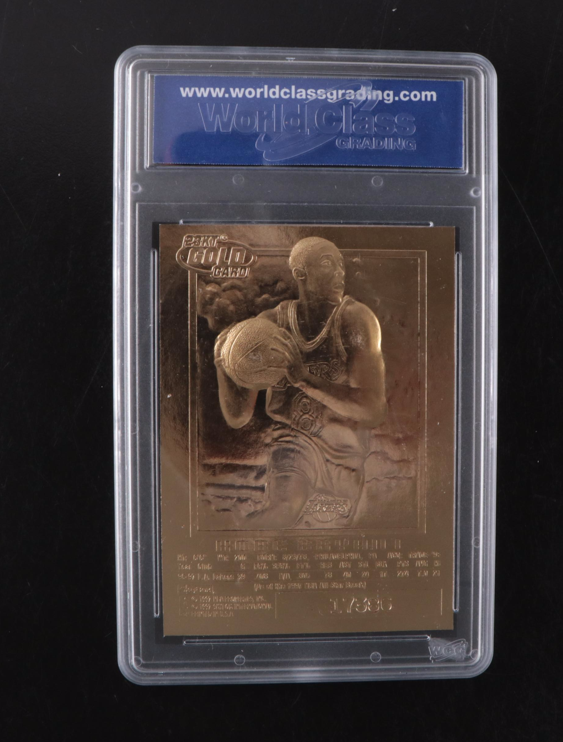 Michael Jordan and Kobe Bryant Slabbed Basketball Cards | EBTH