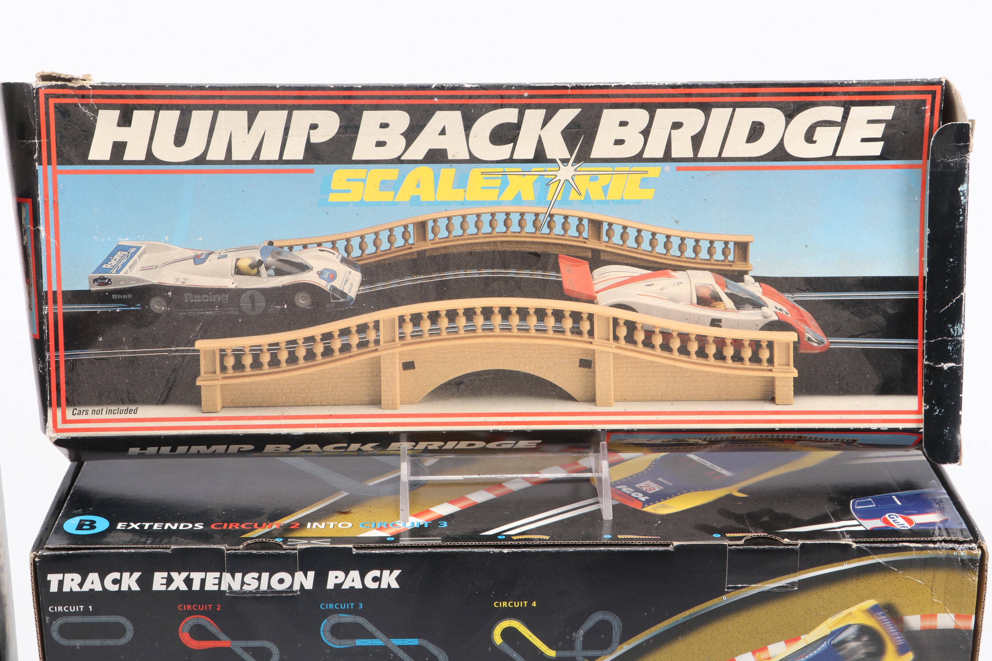 Hornby Scalextric Hump Back Bridge, Track Extension Packs with Cars ...
