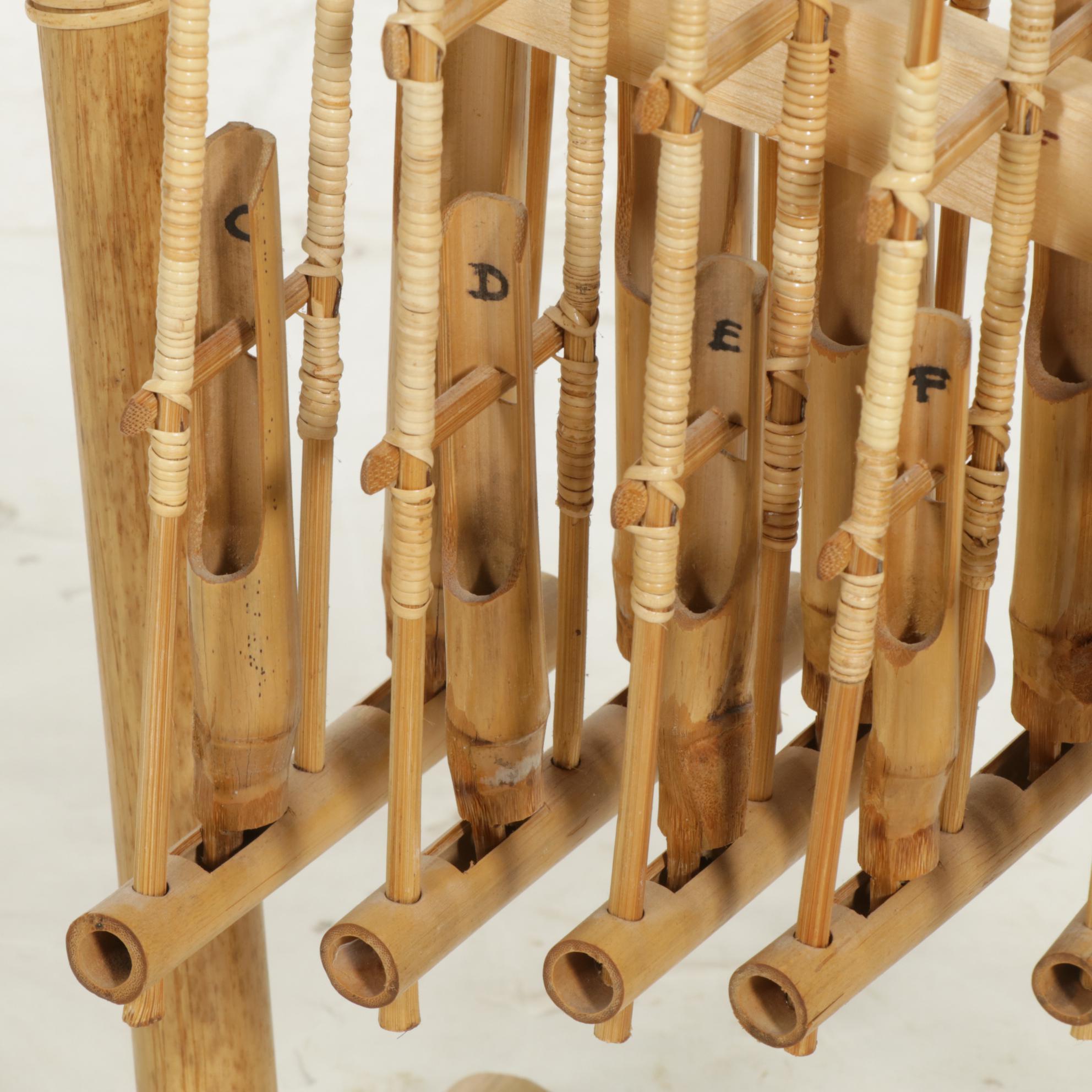 Indonesian Angklung Bamboo Instrument | EBTH