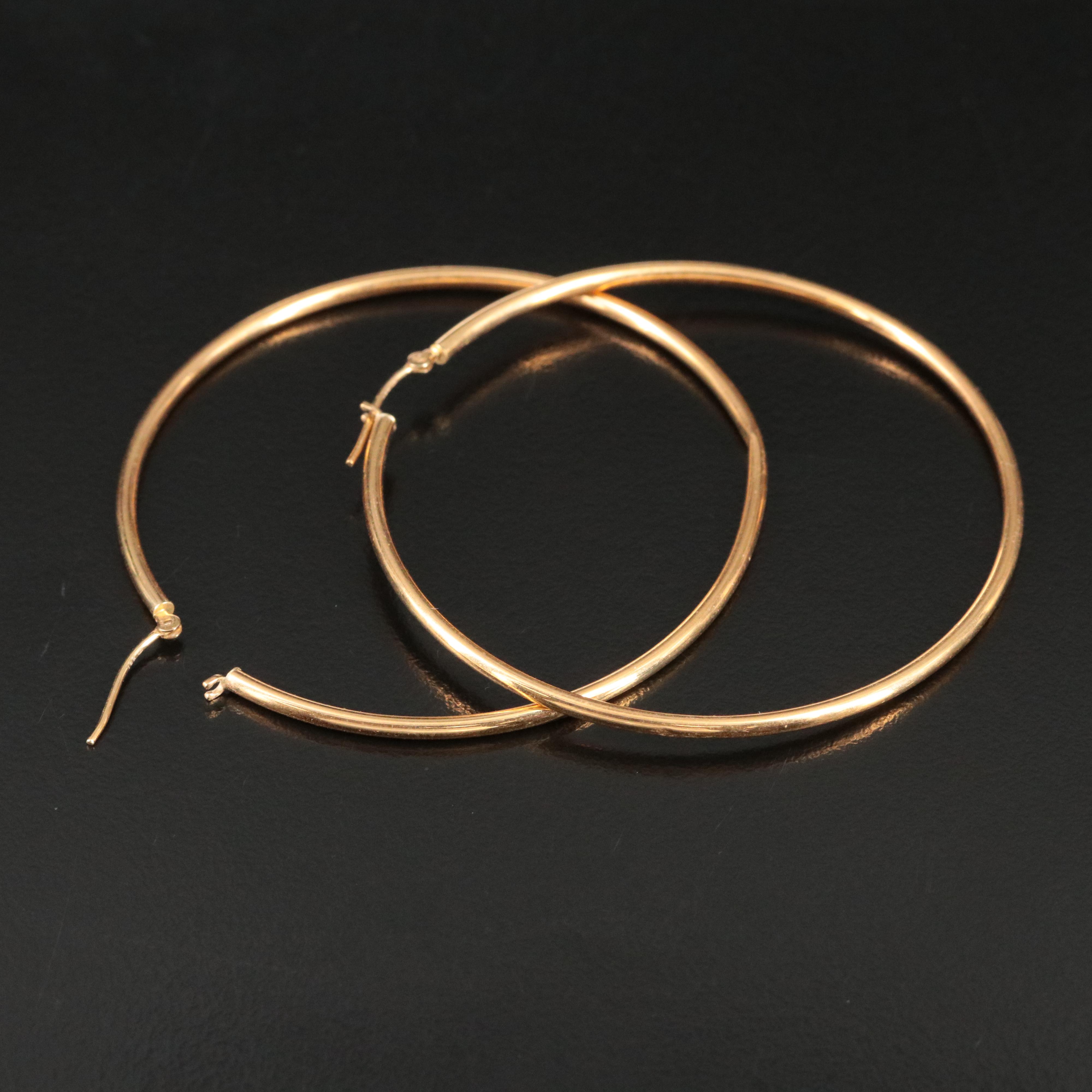 18K Hoops | EBTH