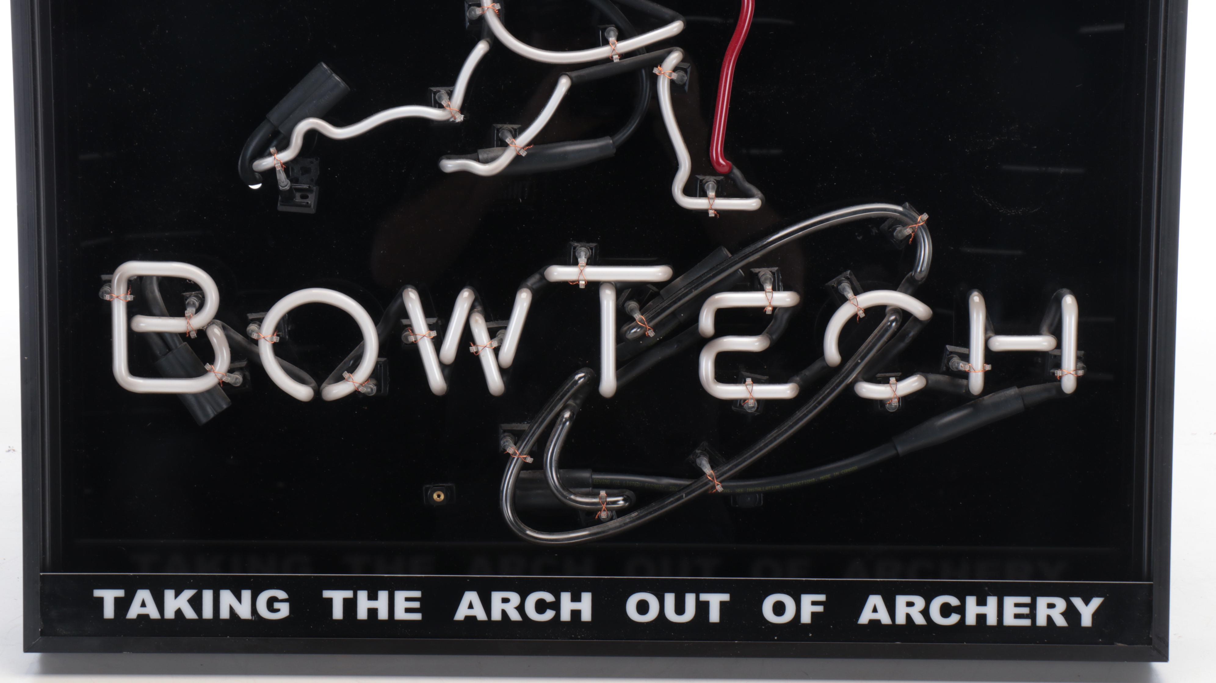 BowTech "Taking the Arch Out of Archery" Advertising Neon Sign, 2003 | EBTH