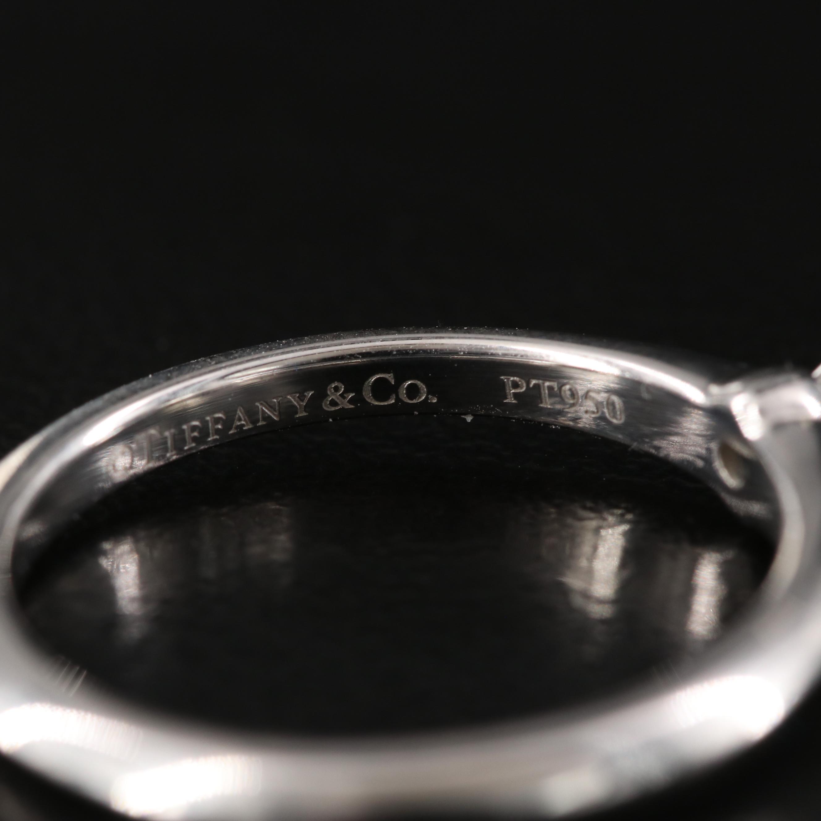 Tiffany & Co. "Tiffany Setting" Platinum Solitaire Ring | EBTH