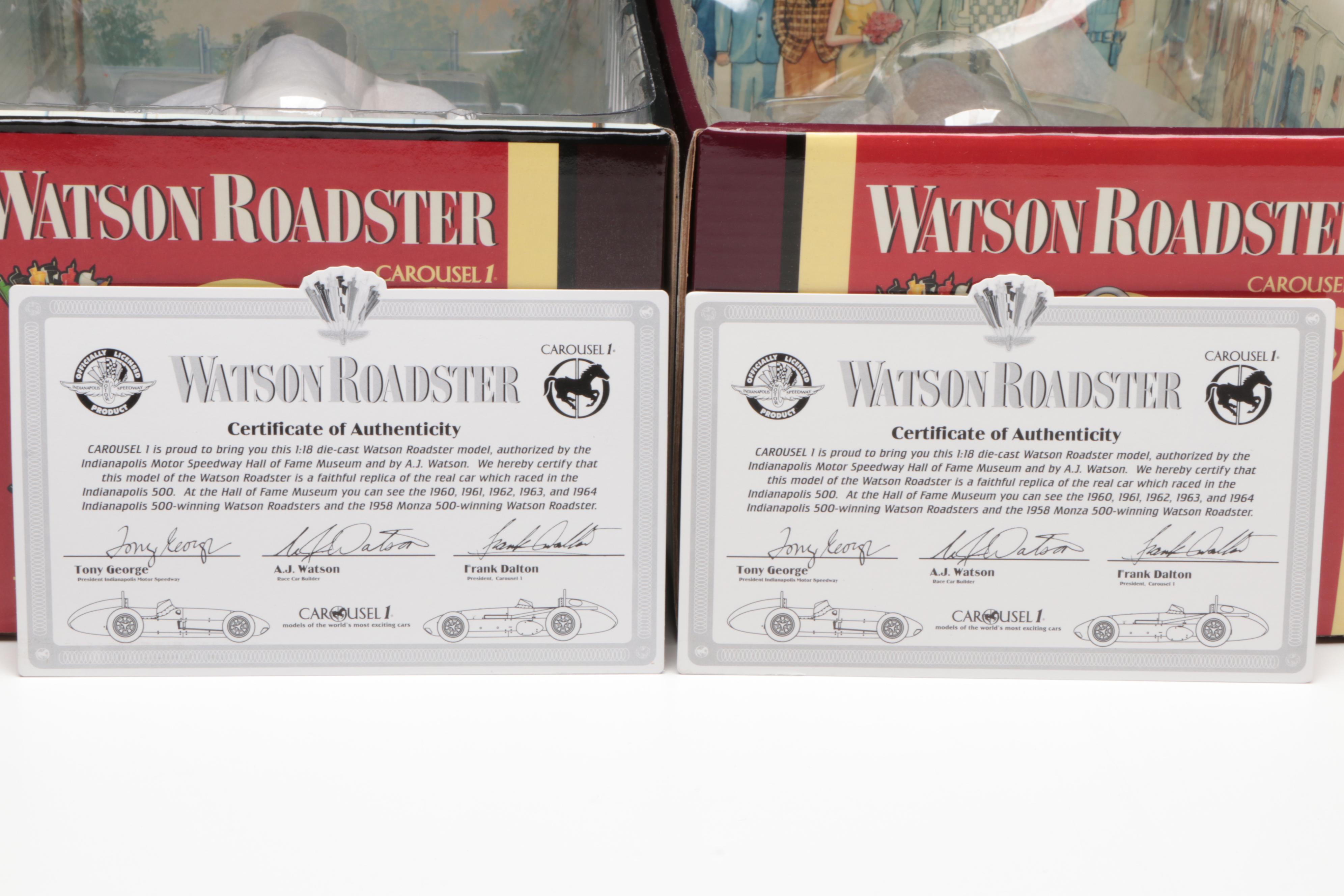 Carousel 1 "Watson Roadster" 1960/64 Indianapolis 500 Diecast Model ...