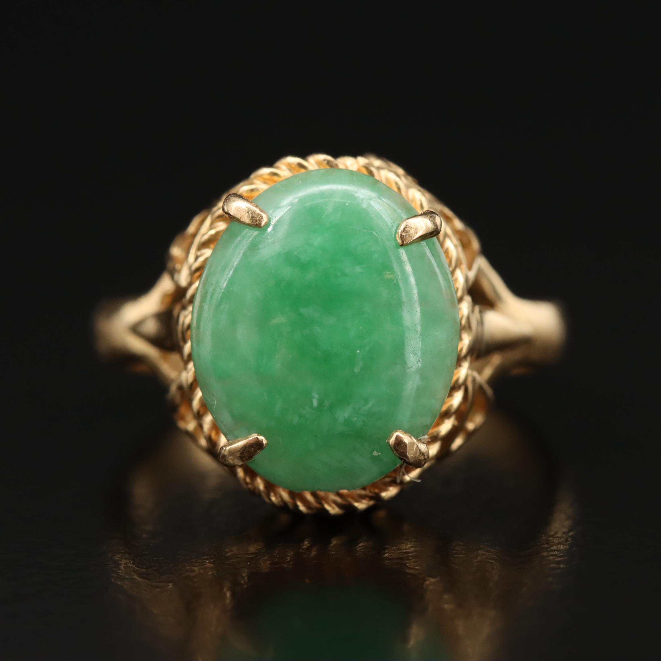 18K Jadeite Ring | EBTH
