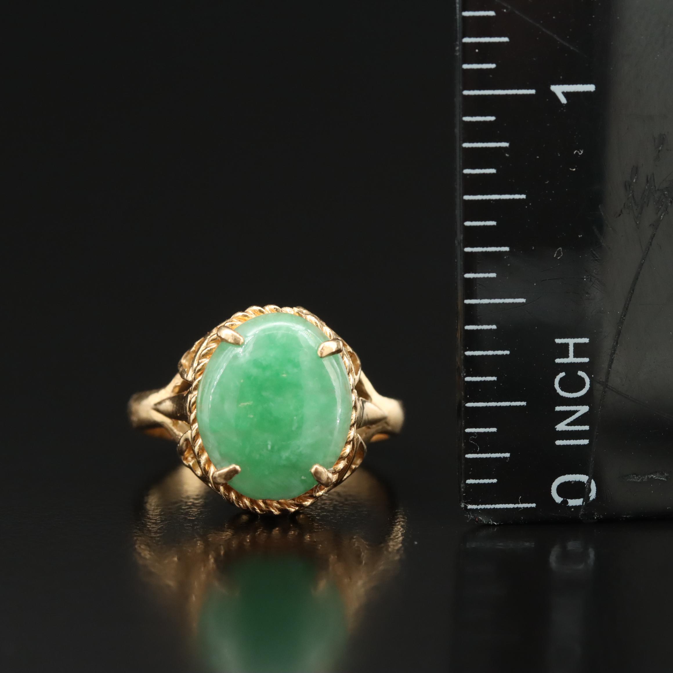 18K Jadeite Ring | EBTH