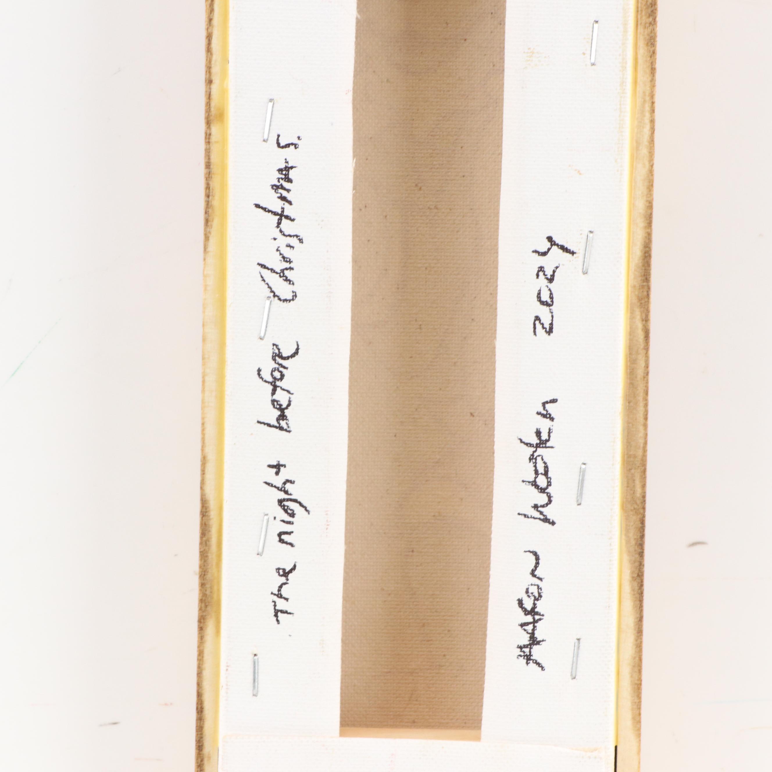 Aaron Wooten Stylized Acrylic Portrait "The Night Before Christmas ...