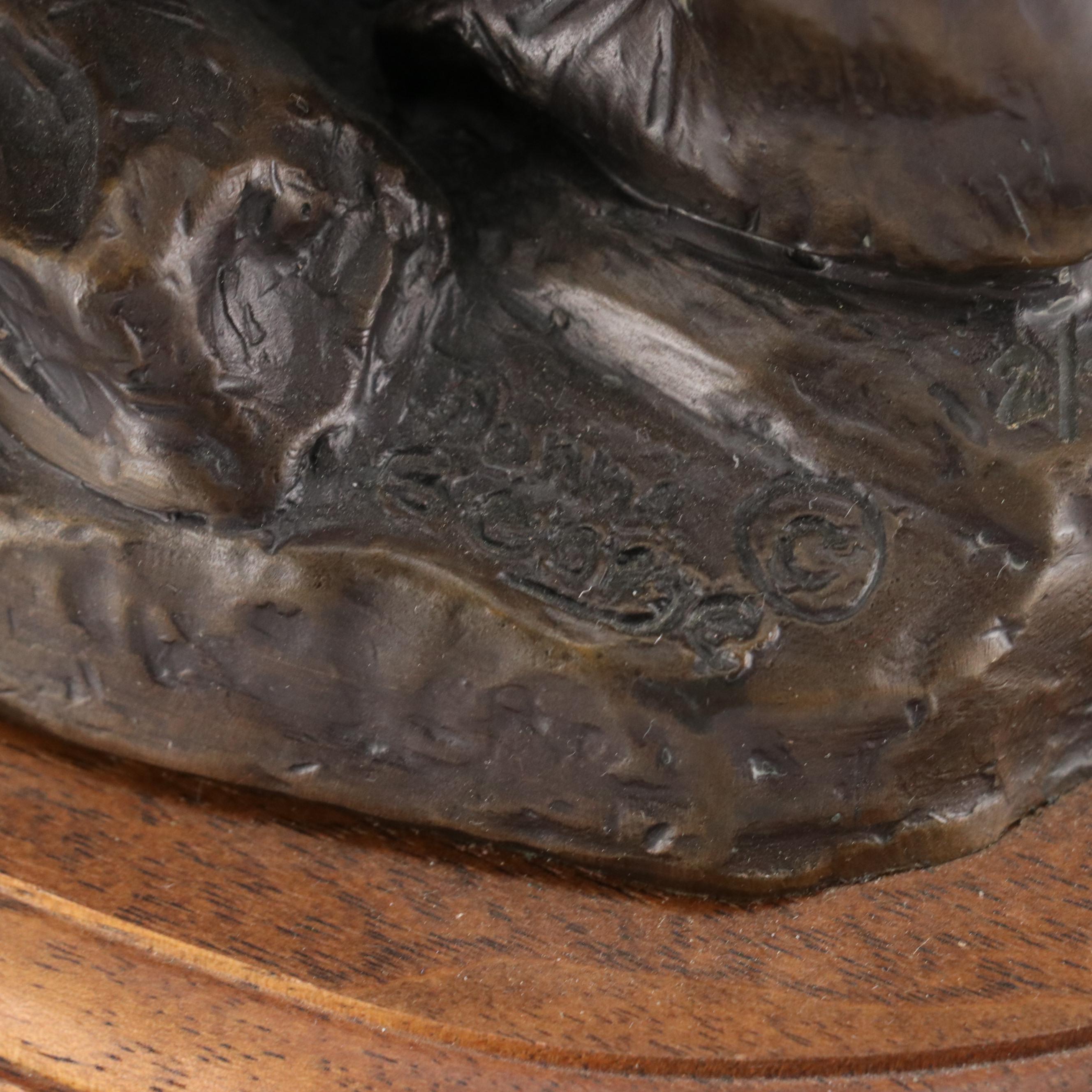 Donna George Cast Bronze Sculpture "Griz Country" | EBTH