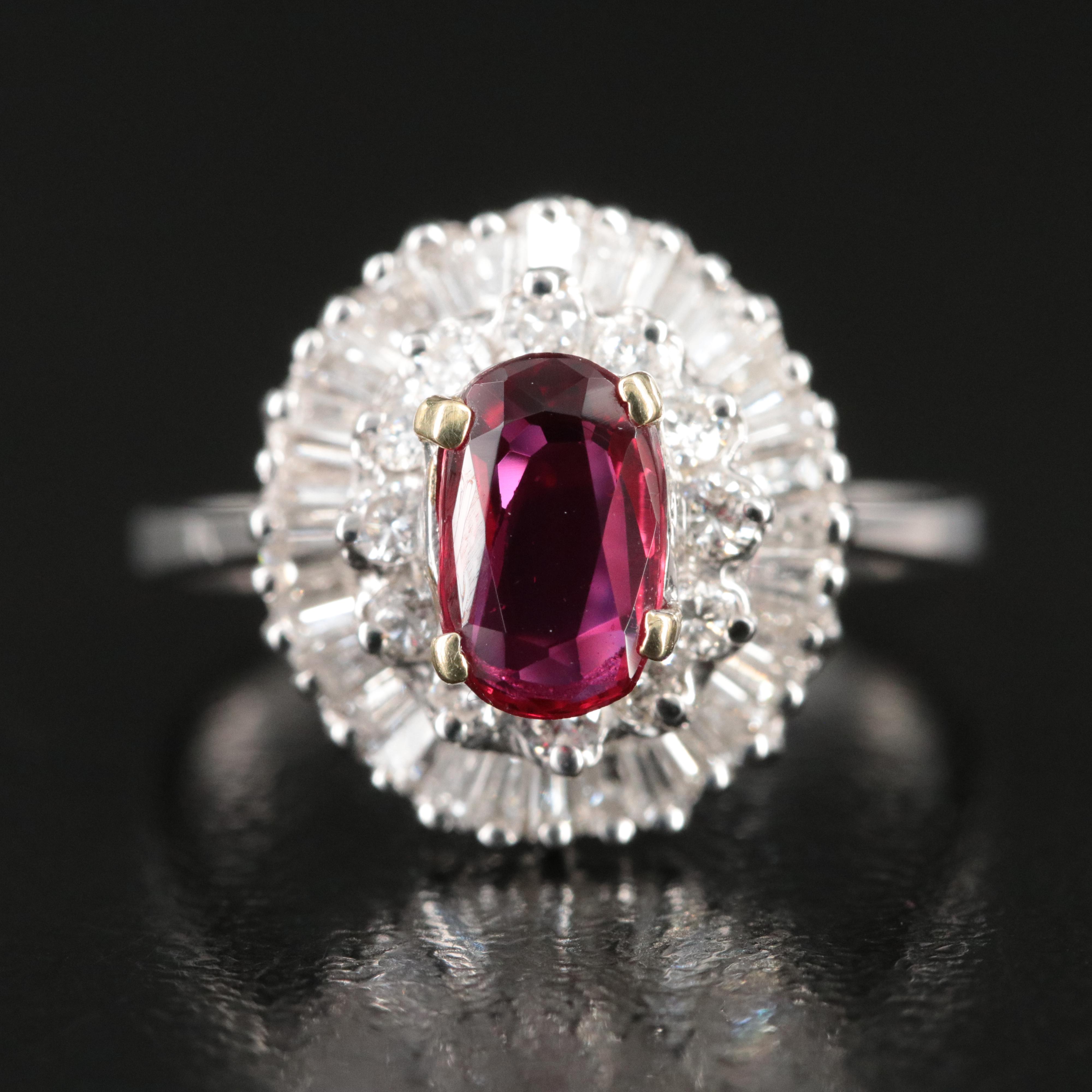 14K Ruby and Diamond Ring | EBTH