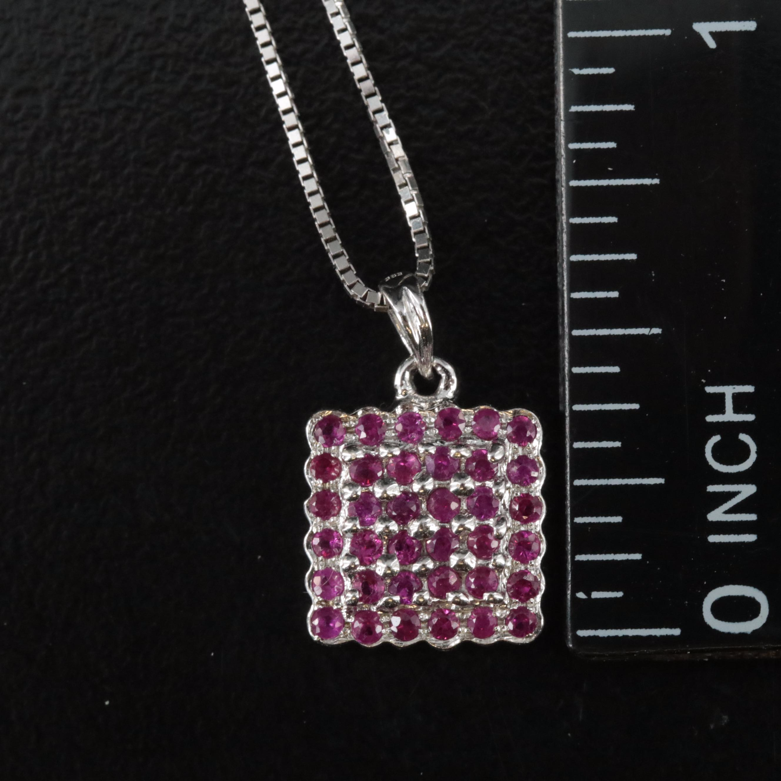 14K Ruby Necklace | EBTH