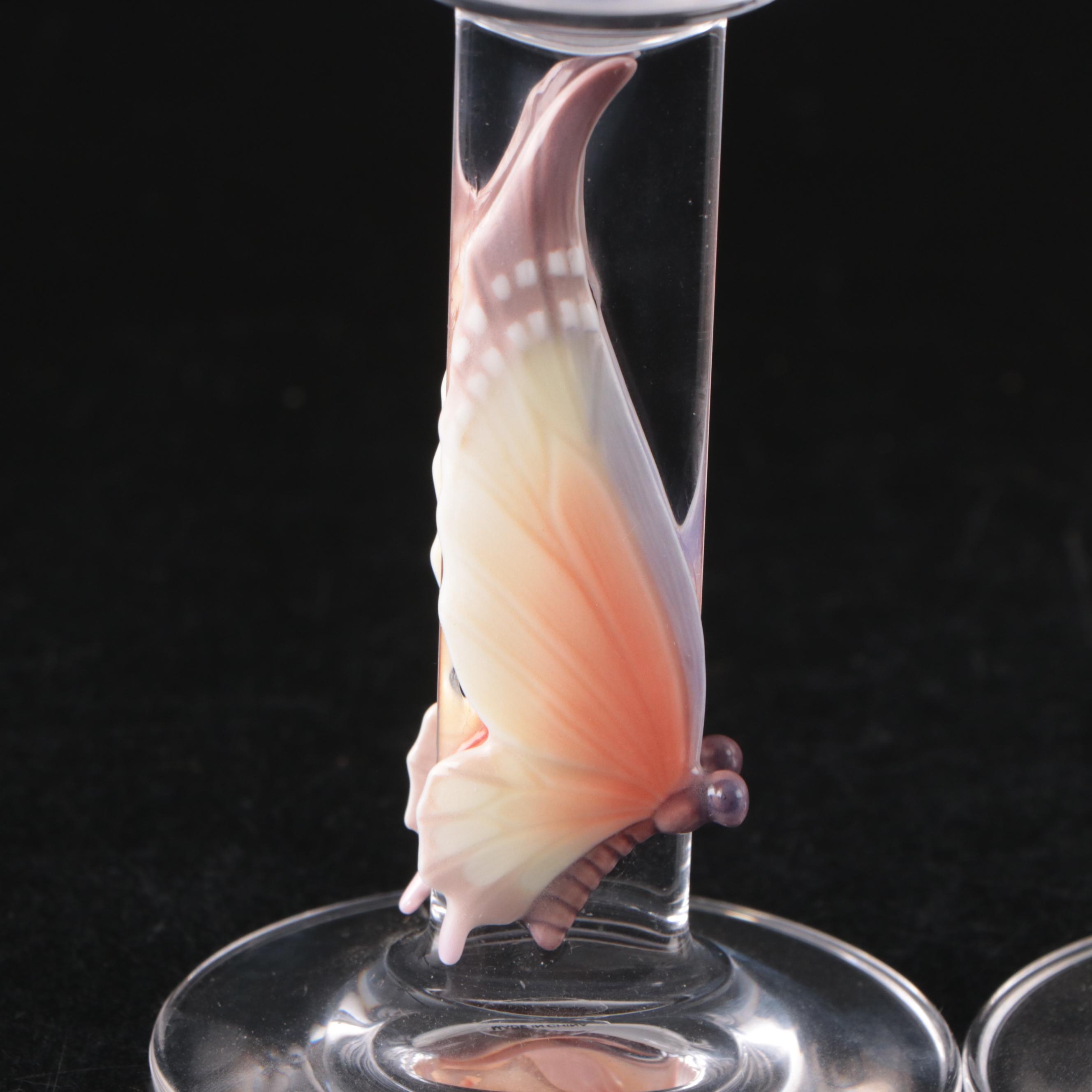 Franz Butterfly Teacups and Stemware | Everything But The House