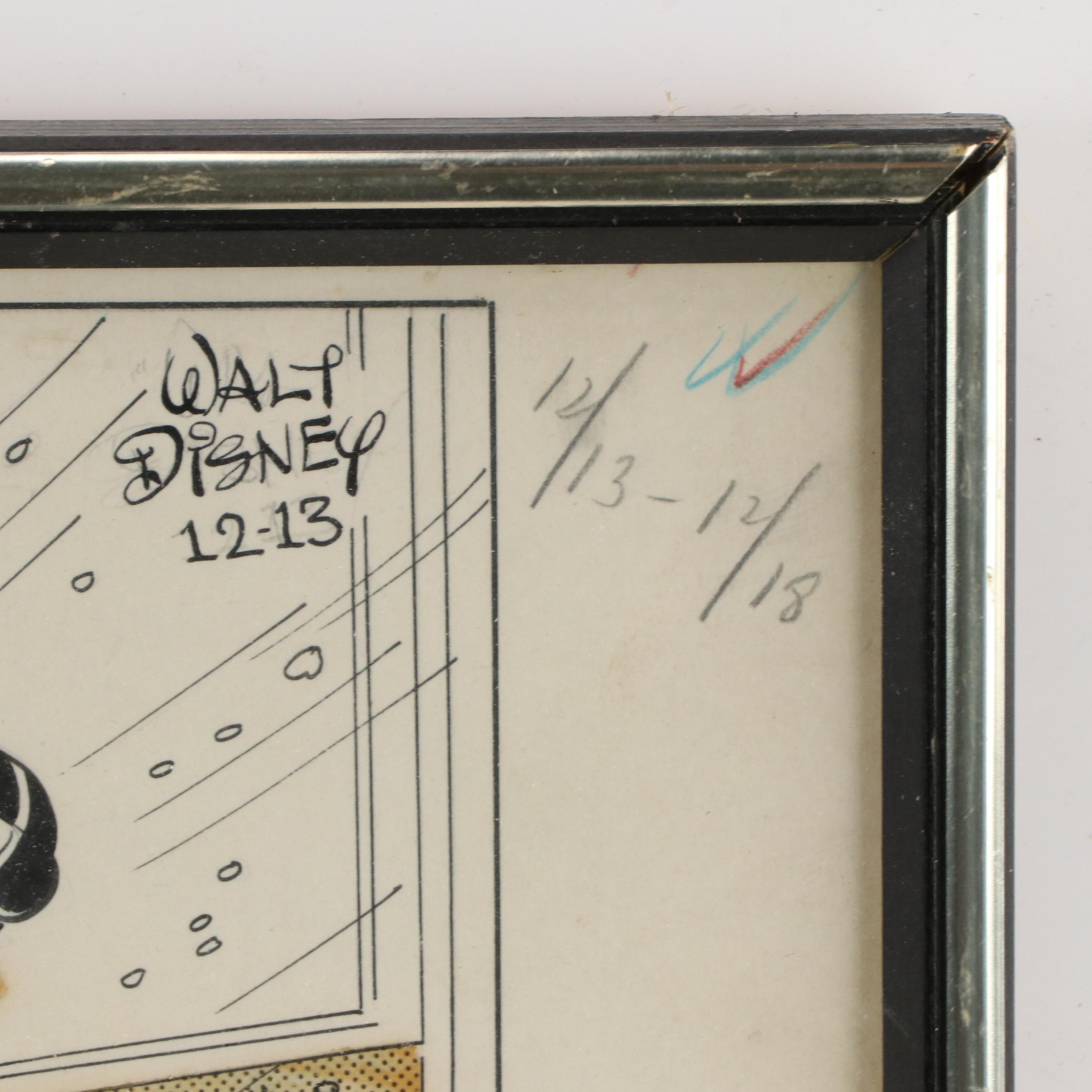 Walt Disney Donald Duck Newspaper Comic Art, 1965 | EBTH