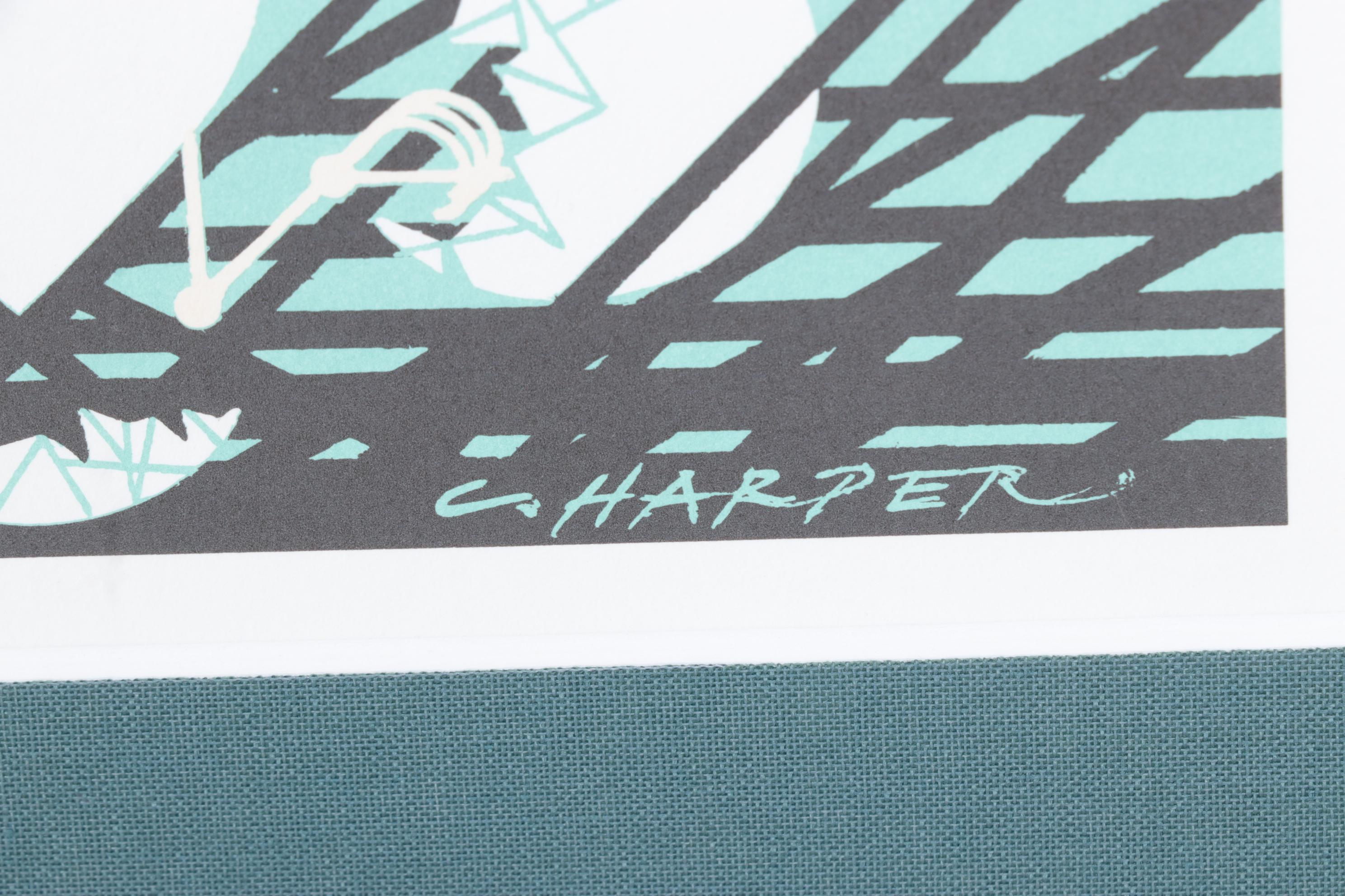 Color Lithograph After Charley Harper "Eagological Event" | EBTH